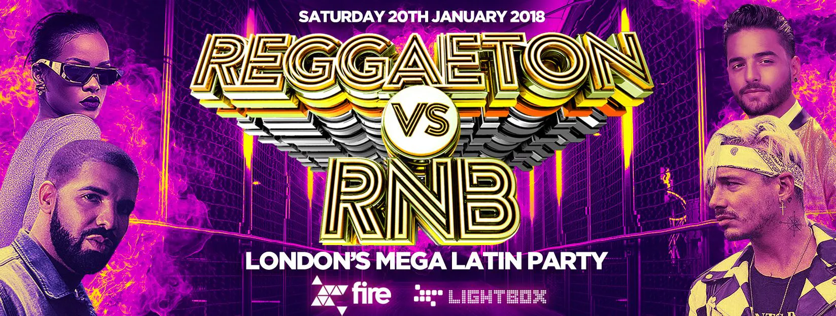REGGAETON VS RNB "LONDON'S MEGA LATIN PARTY" @ FIRE SUPERCLUB ...