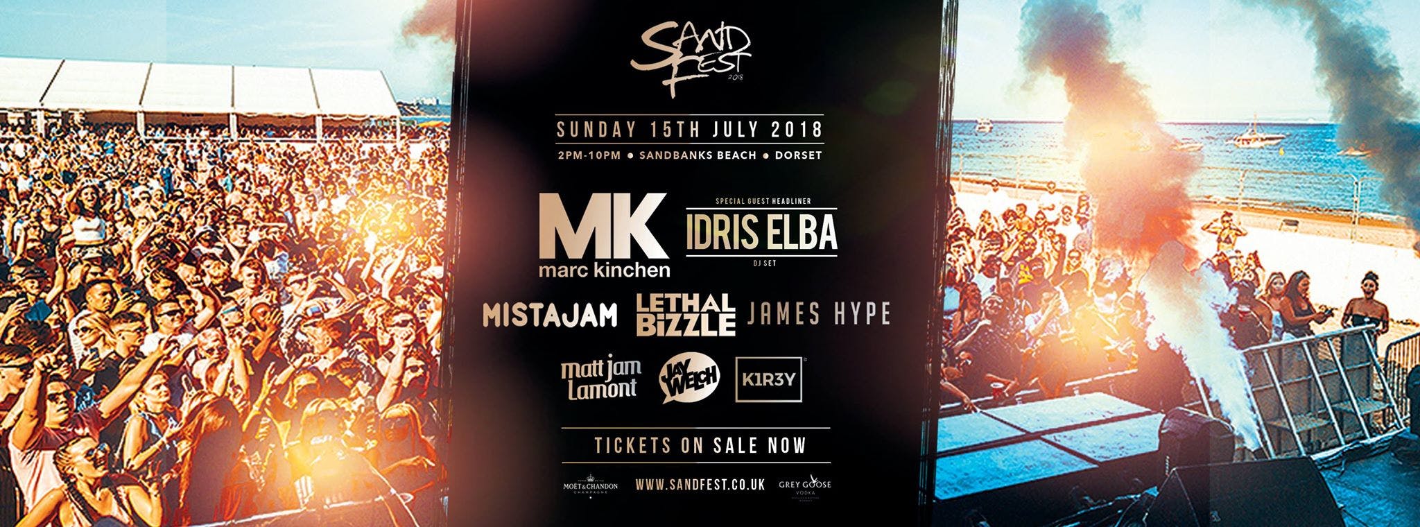 SandFest 2018 at Sandbanks Beach, Poole on 15th Jul 2018 | Fatsoma