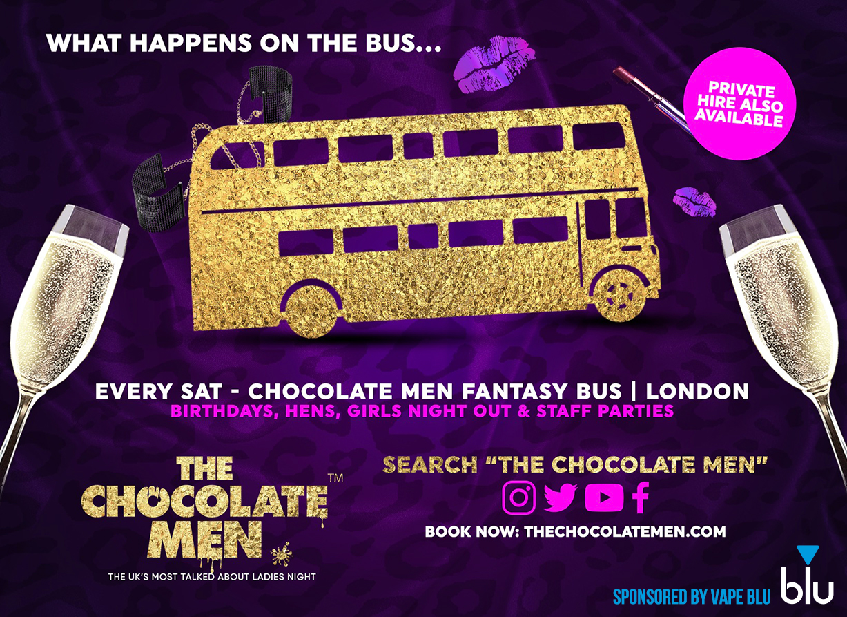 The Chocolate Men Fantasy Bus at Pick Up: Bus Stop (X) outside Tesco's ...