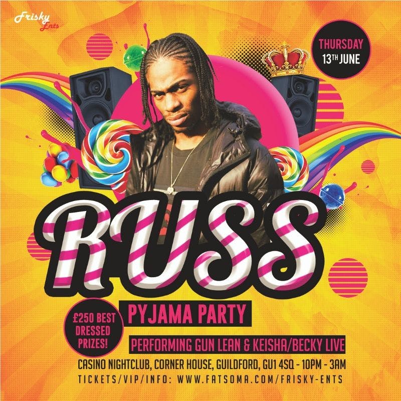 LGW Pyjama Party ft RUSS (GUN LEAN), Rod Rantz, DJ Stylah & Guest at ...