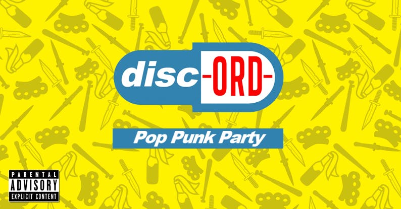 Discord - Pop Punk Party! at Moles, Bath on 17th Jul 2019 | Fatsoma