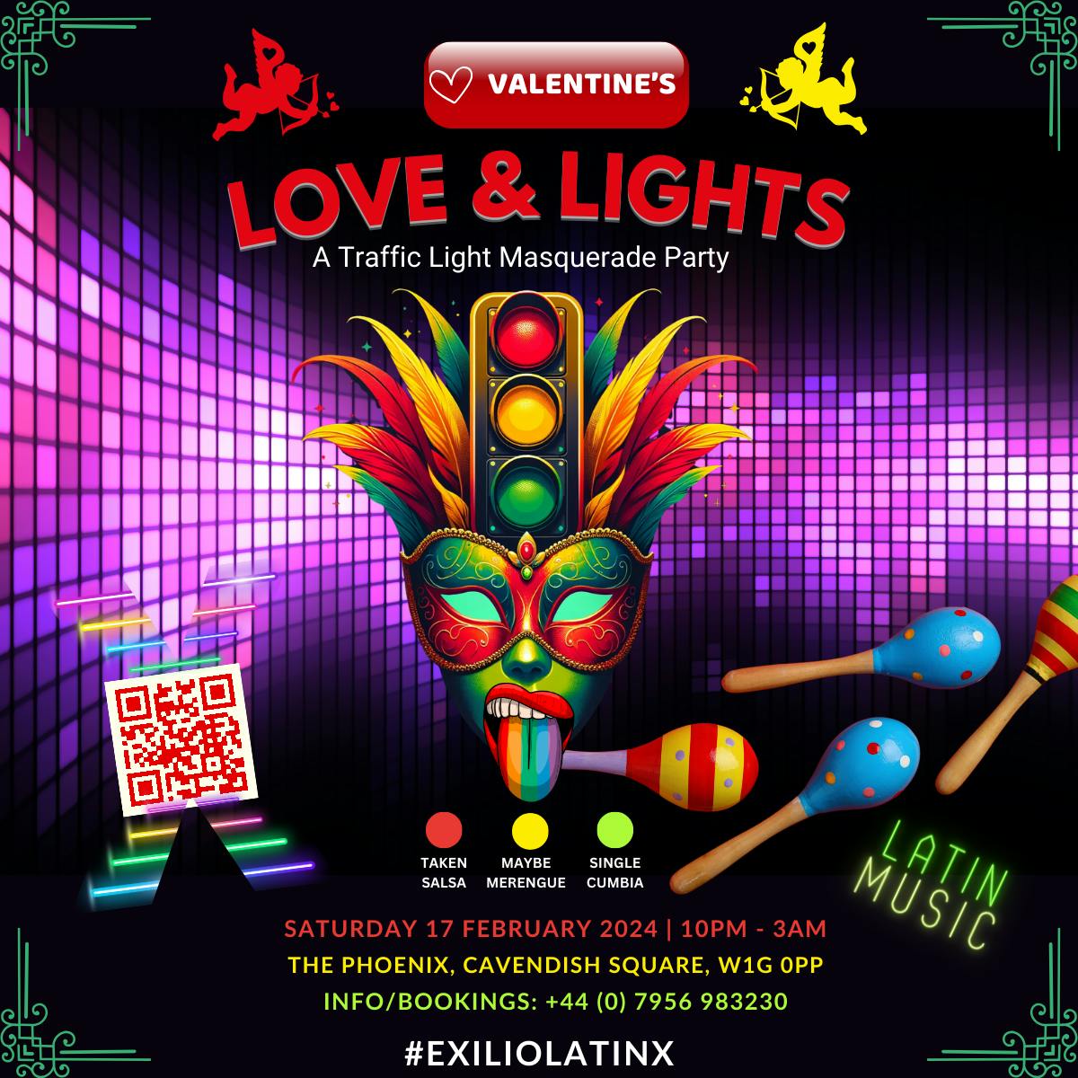 Valentine's Latin Latino Latina LGBTQ Love and Lights: A Traffic Light ...