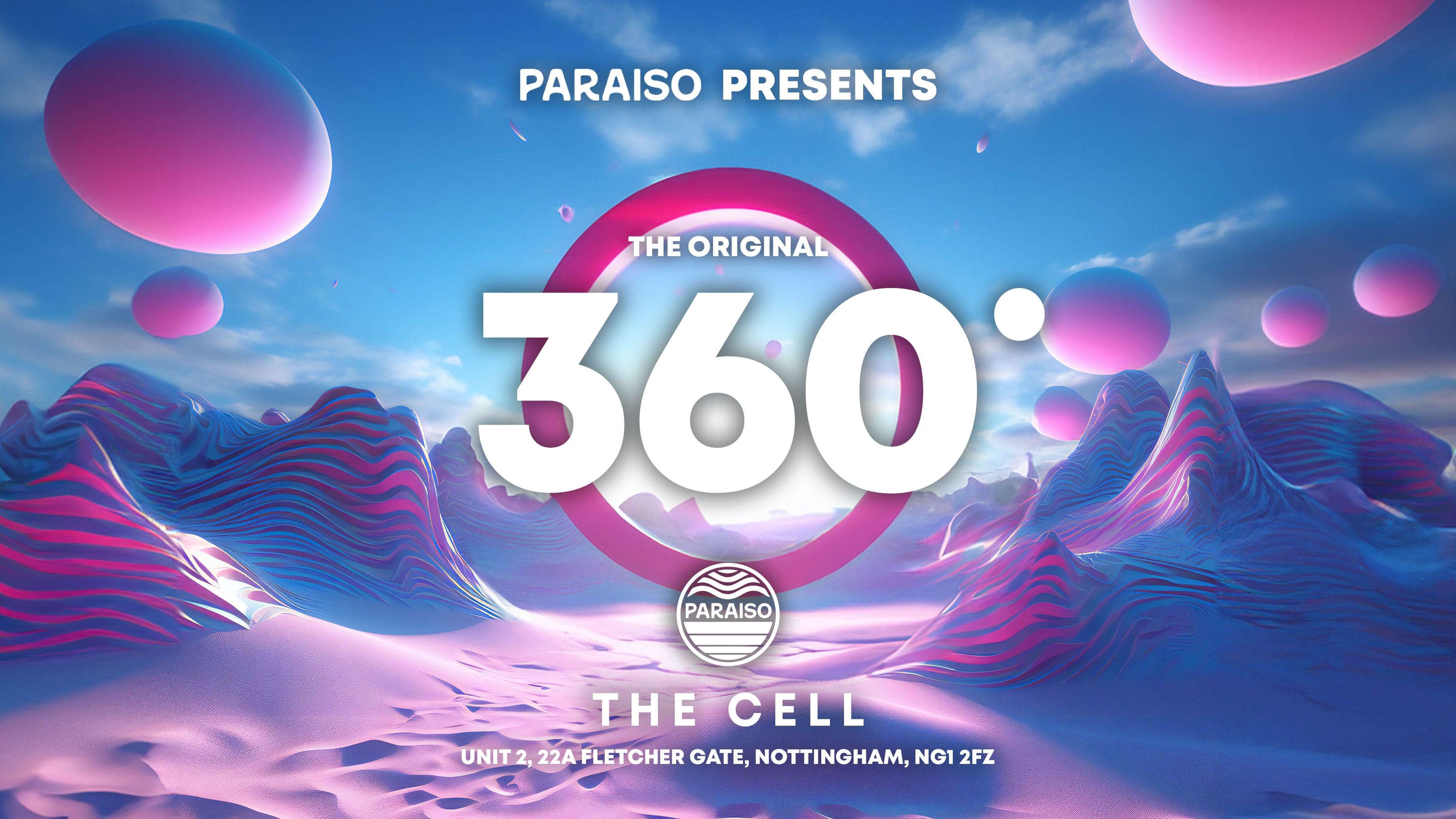 PARAISO - 360 SPECIAL at The Cell, Nottingham on 17th Jan 2024 | Fatsoma
