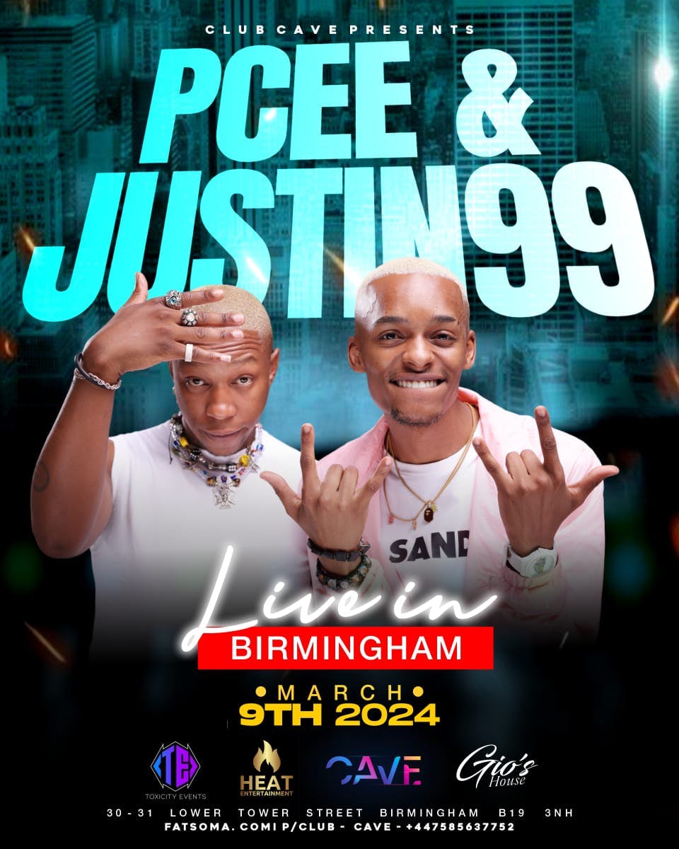 PCEE & JUSTIN99 at Cave, Birmingham on 9th Mar 2024 | Fatsoma