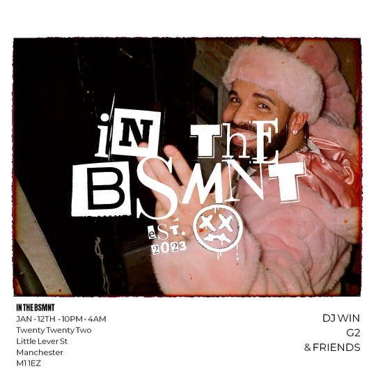 IN THE BSMNT at Twenty Twenty Two, Manchester on 12th Jan 2024 | Fatsoma