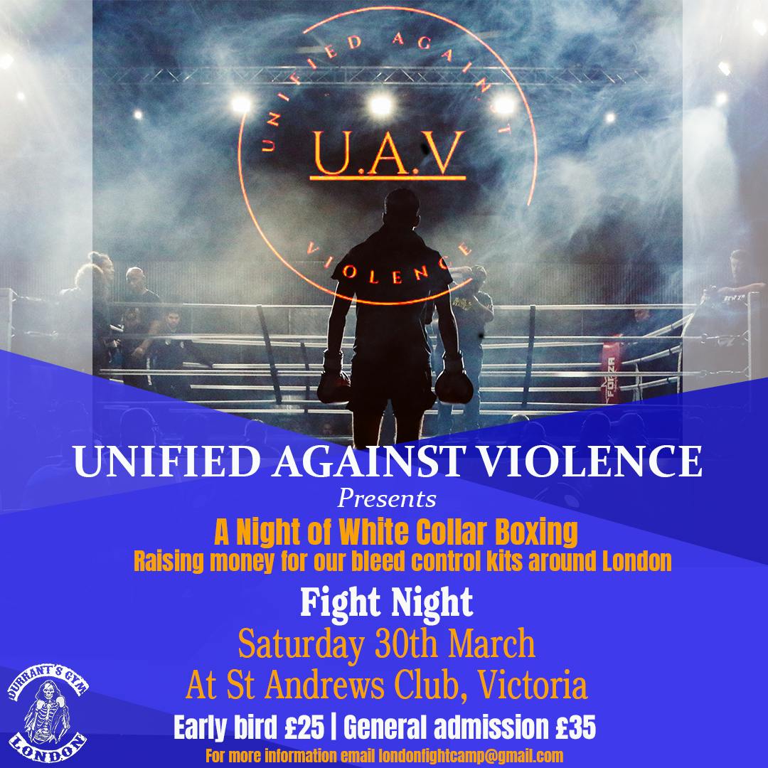 Unified Against Violence - A Night of White Collar Boxing - TICKET PAGE ...