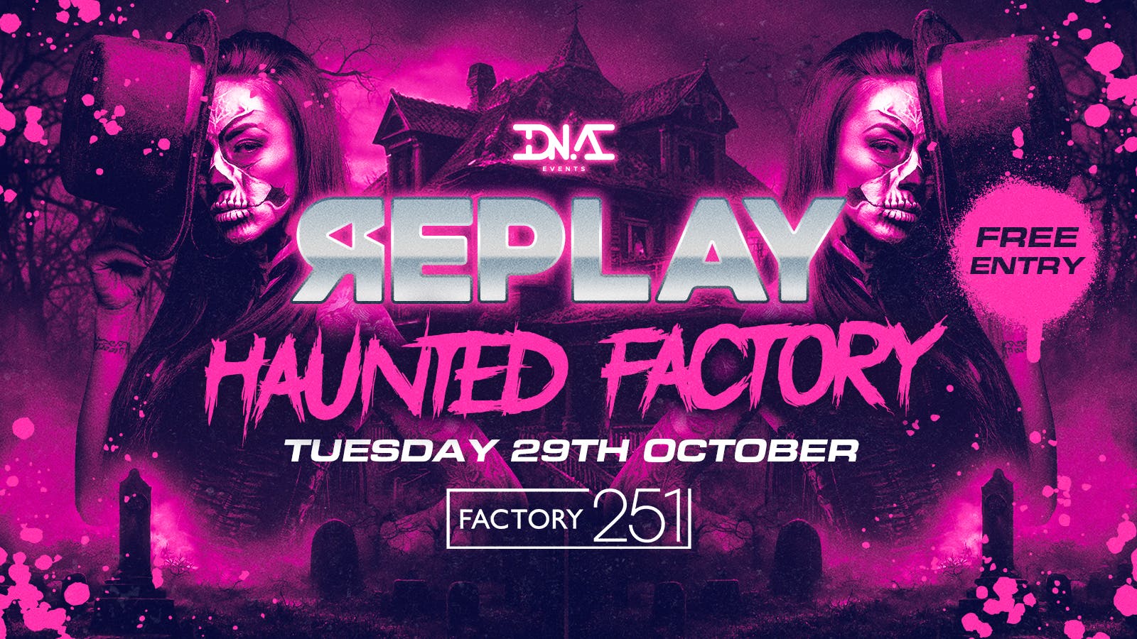 REPLAY - THE HAUNTED FACTORY HALLOWEEN SPECIAL 🏭👻 - FREE ENTRY 🚀 at ...