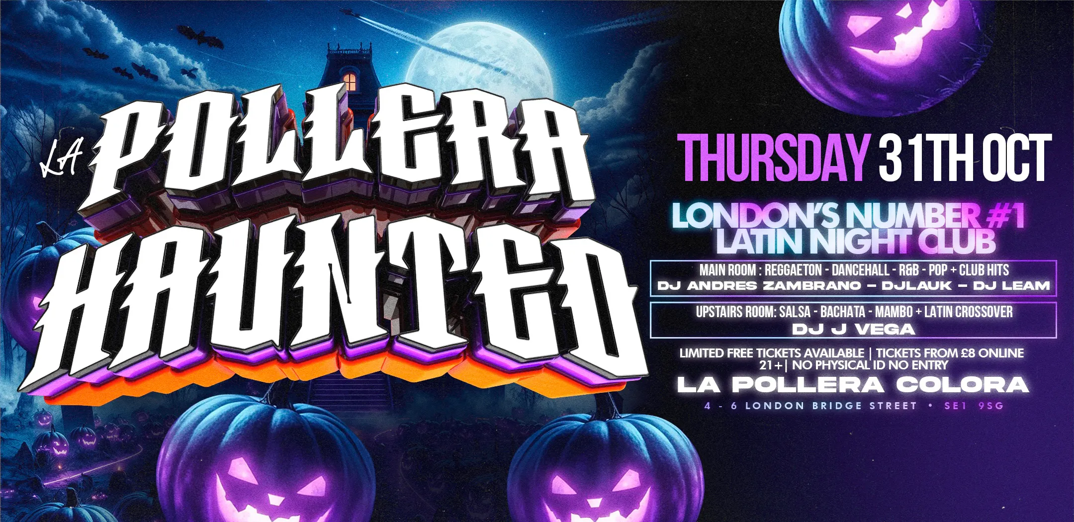 🎃 LA POLLERA HAUNTED CLUB 🎃 @LA POLLERA COLORA at La Pollera Colora ...