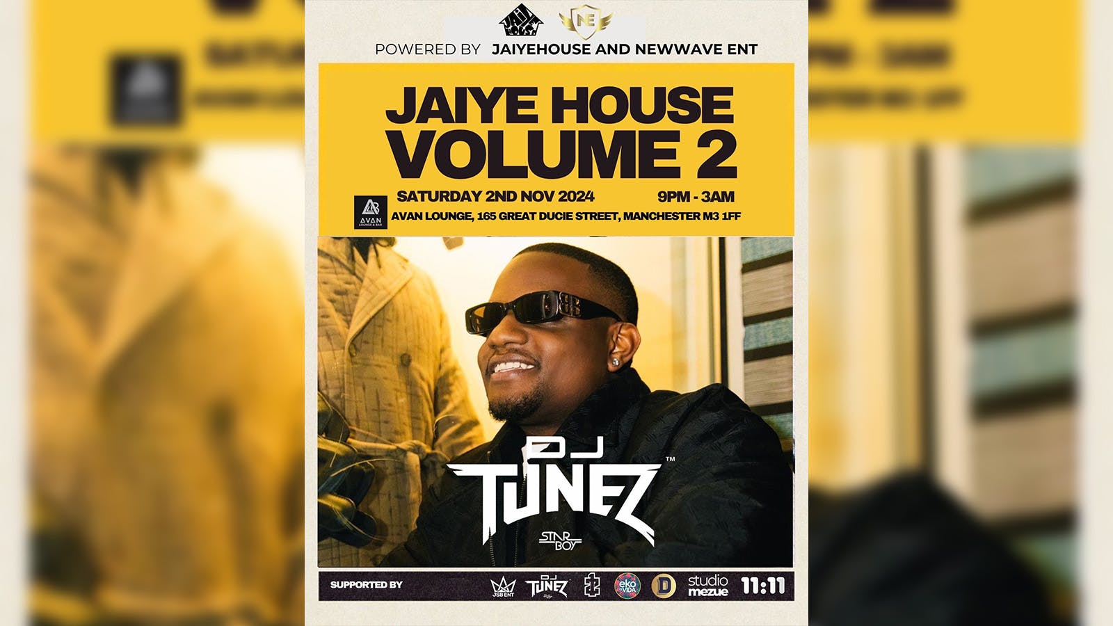 DJ Tunez Live In Manchester - JaiyeHouse Vol.2 at Avan Lounge ...