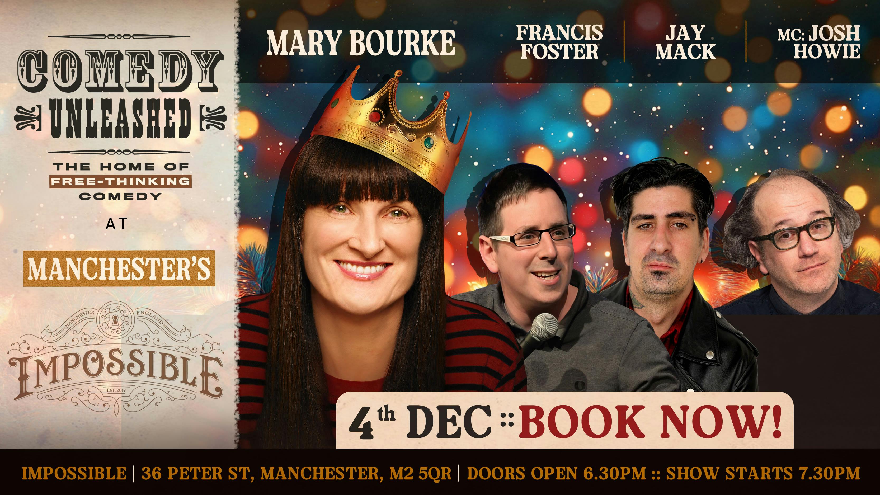 Mary Bourke at Comedy Unleashed at Impossible - Manchester, Manchester ...