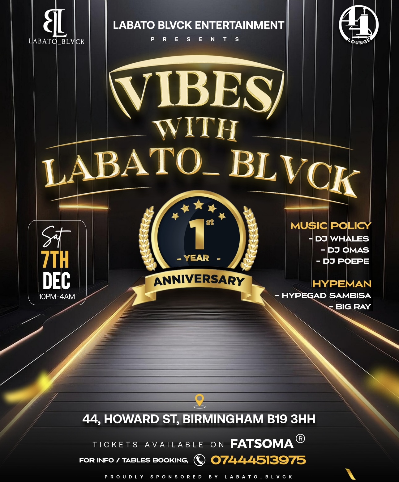 VIBES WITH LABATO BLVCK / ONE YEAR ANNIVERSARY. #VWLB at ...