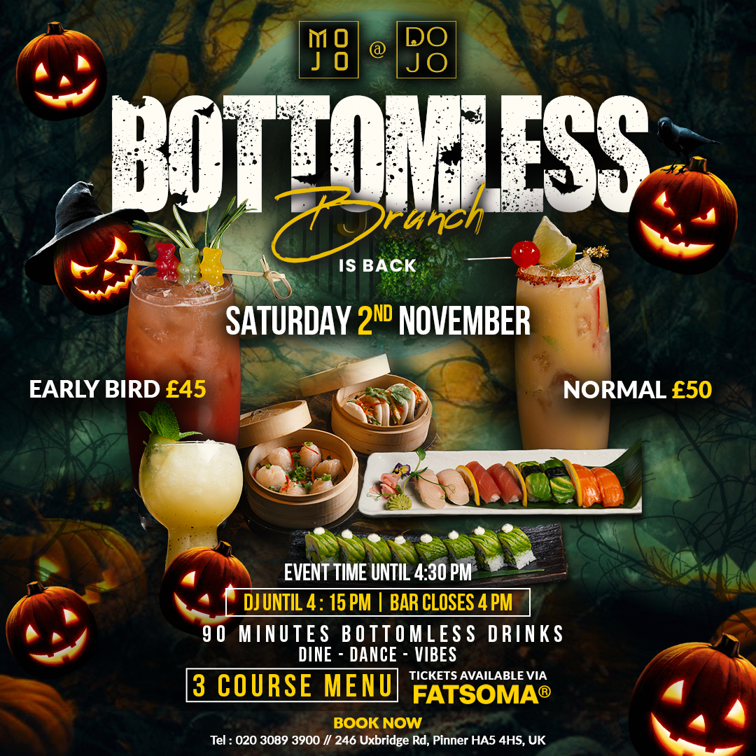 🧙‍♀️ Mojo @ Dojo Bottomless Brunch - HALLOWEEN SPECIAL 🧙‍♀️ at Dojo ...