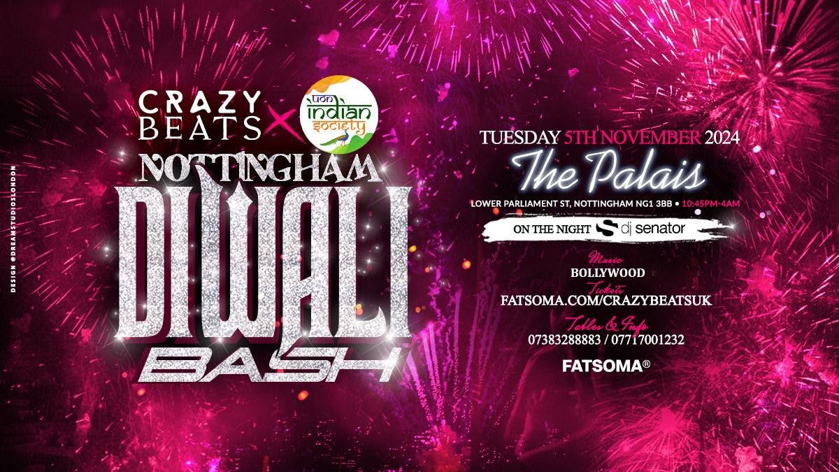 THE DIWALI BOLLYWOOD BASH | NOTTINGHAM at The Palais, Nottingham on 5th ...
