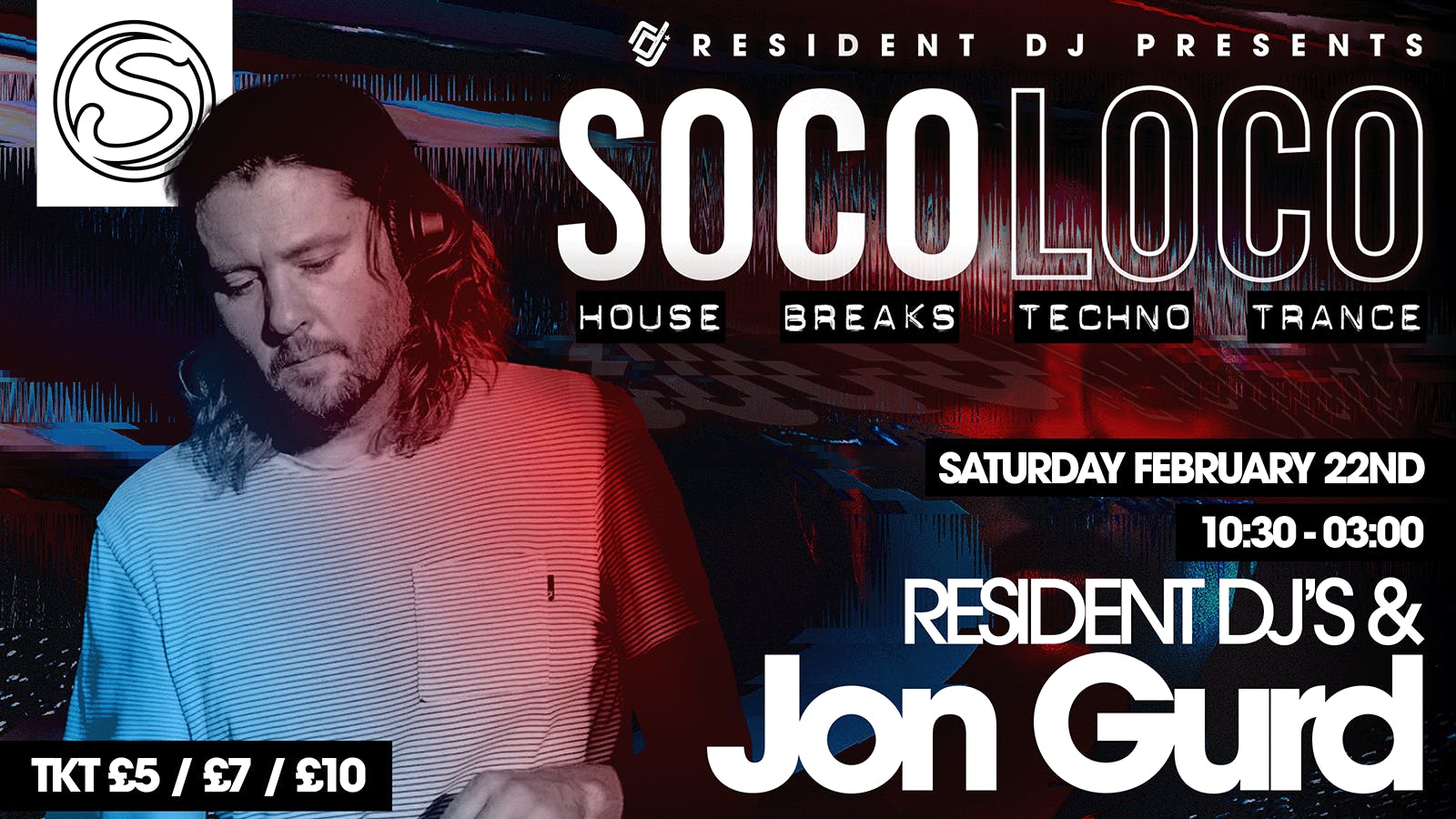 SOCO LOCO: Clubbers Hedonism w. Jon Gurd at Suburbia, Southampton on ...