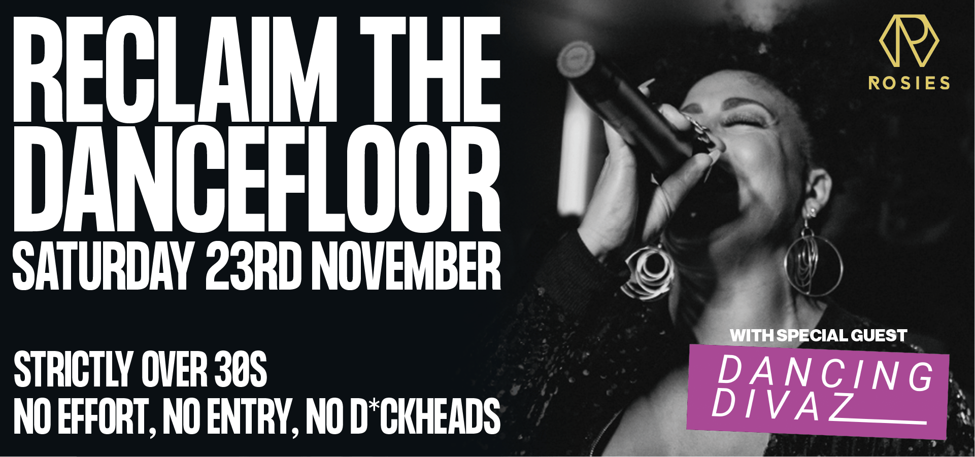 Reclaim The Dancefloor at Rosies - Chester, Chester on 23rd Nov 2024 ...