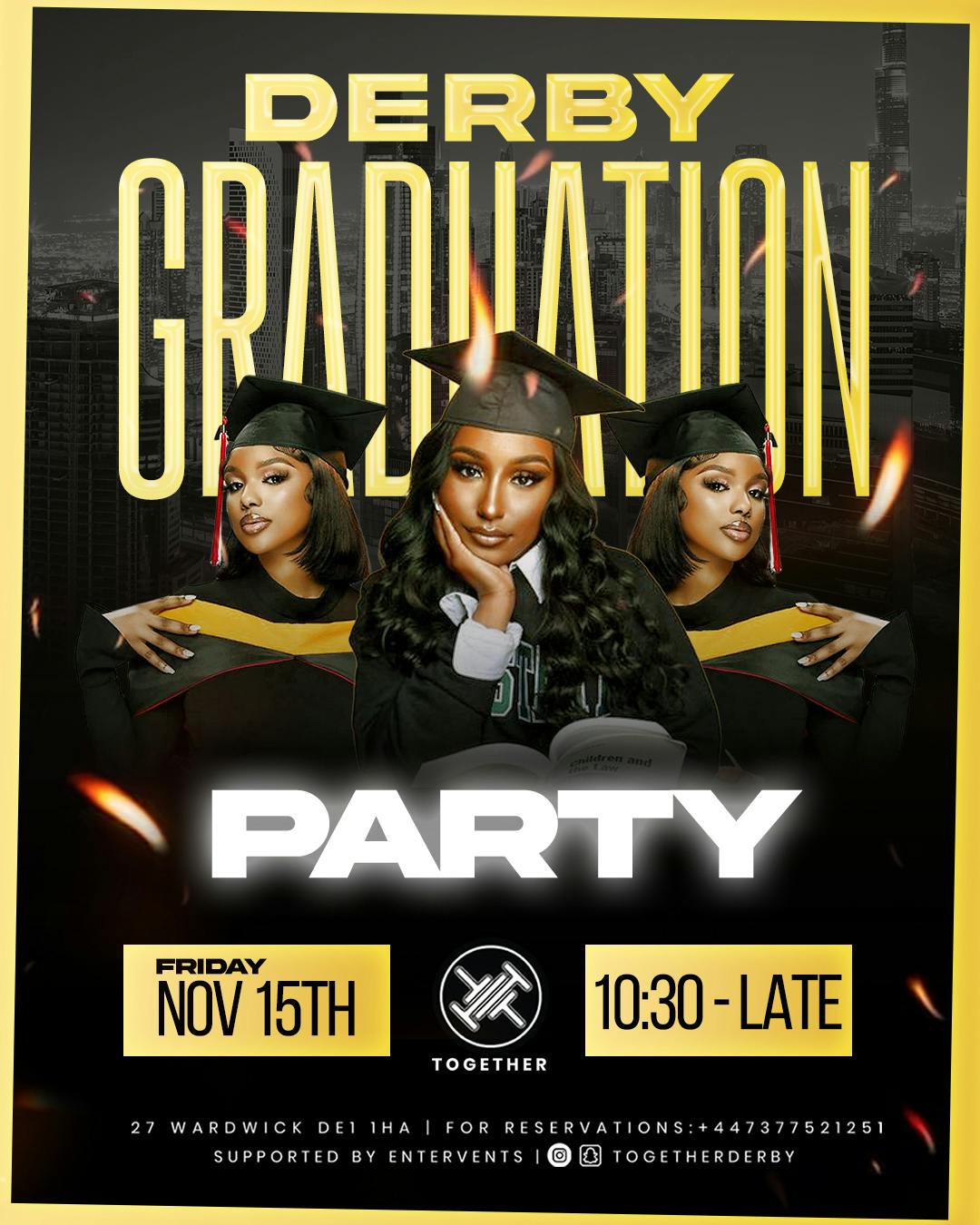 DERBY UNI GRADUATION 🎓 PARTY 🎉 at Together, Derby on 15th Nov 2024 ...