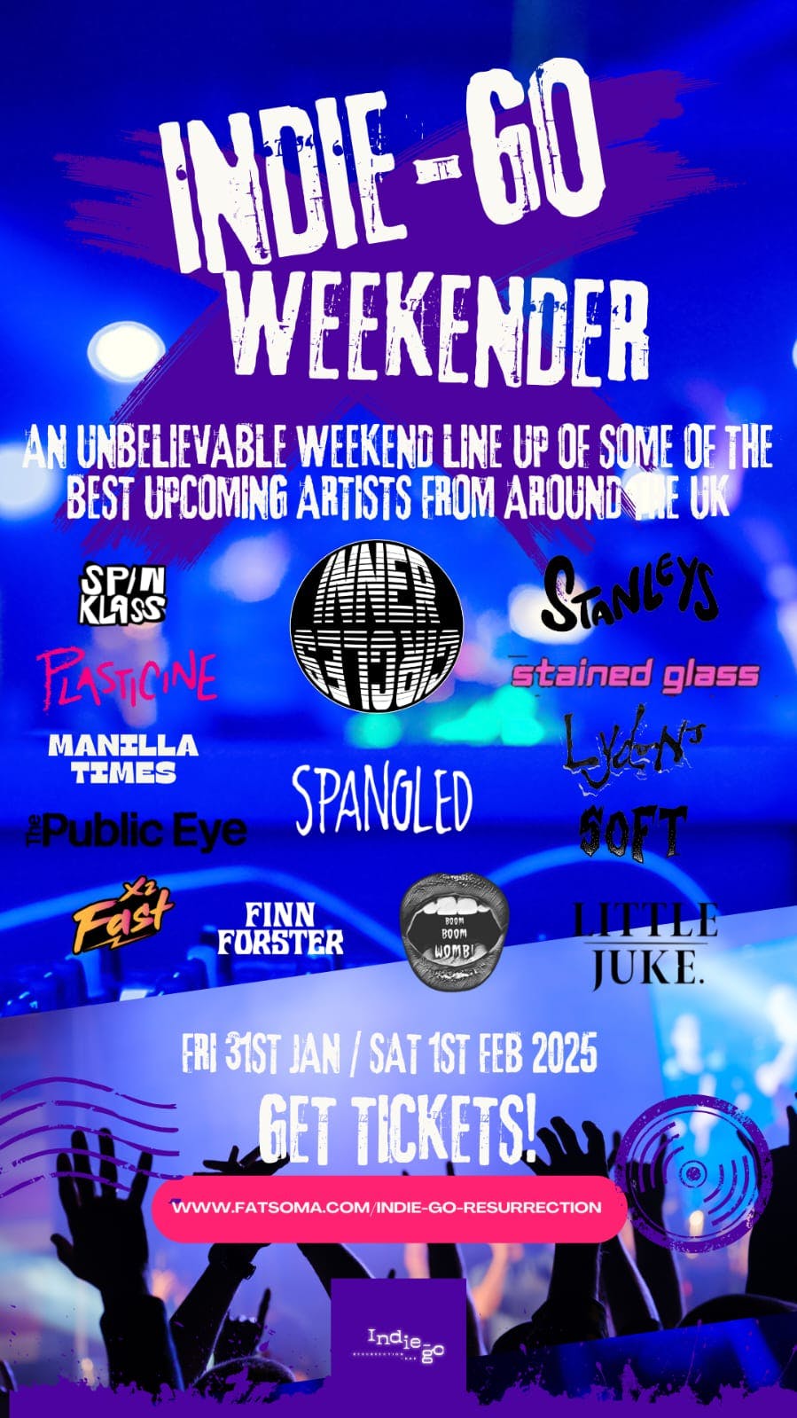 Indie-Go Weekender at Indie-Go Resurrection Bar, Sheffield on 31st Jan ...