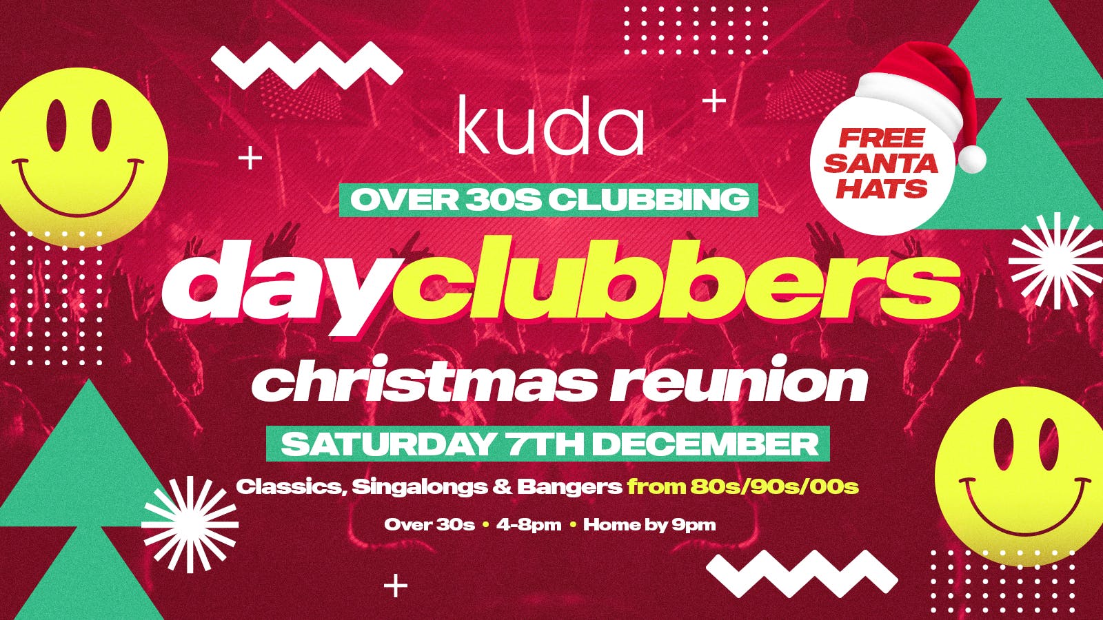YORK | DayClubbers - THE BIG CHRISTMAS REUNION! at Kuda, York on 7th ...