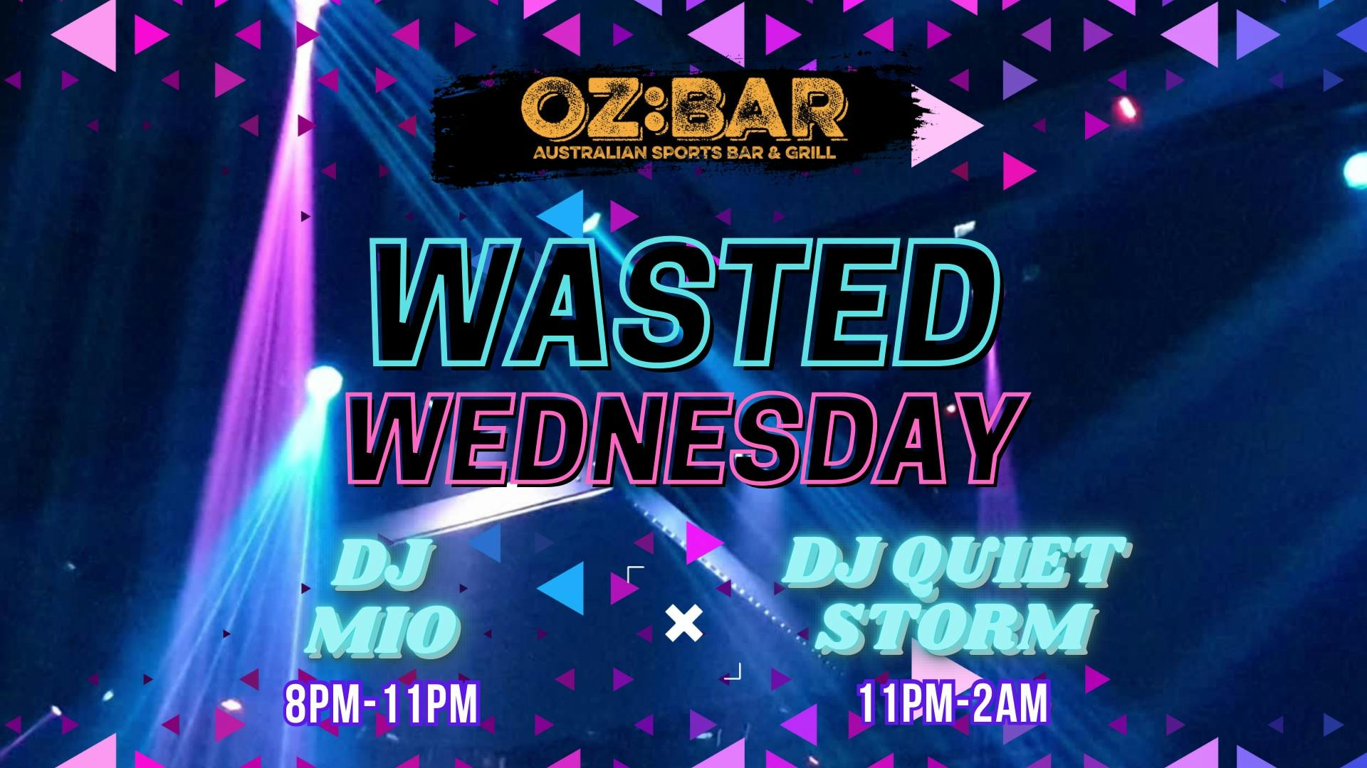 WASTED Wednesdays | OZ:BAR | 04.12.24 at OZ Bar, Nottingham on 4th Dec ...