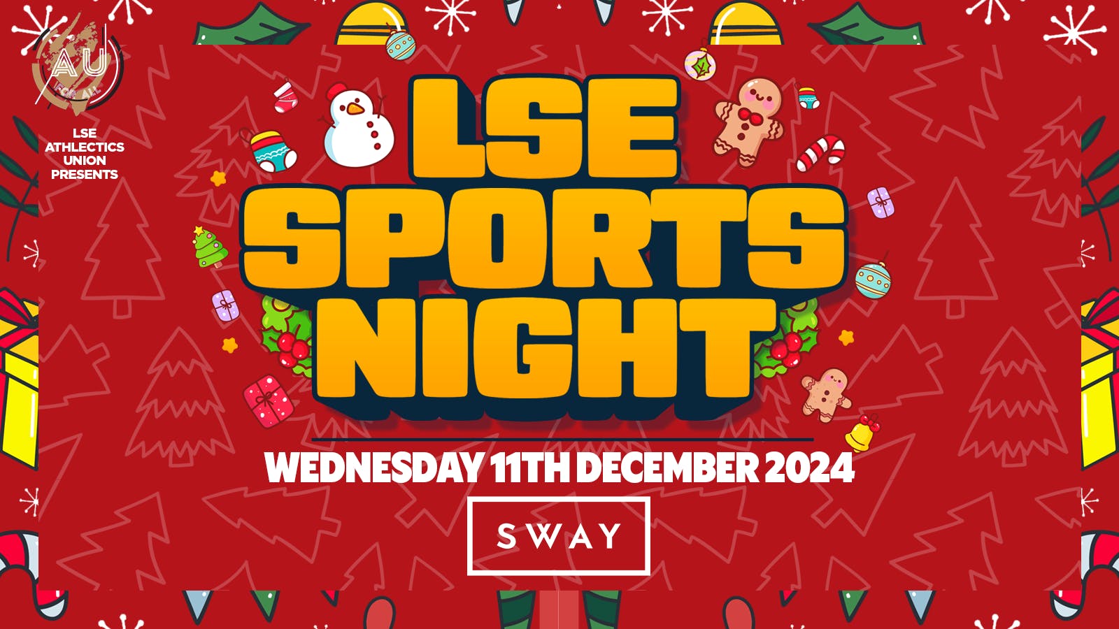 LSE AU Presents ﻿🎄 The Official LSE Sports CHRISTMAS PARTY at Sway ...