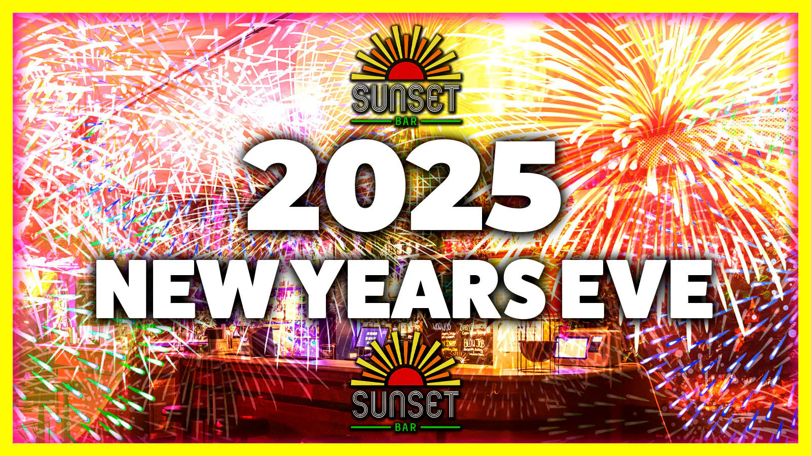 SUNSET 🌅 NEW YEARS 2025 at Sunset Bar, London on 31st Dec 2024 | Fatsoma