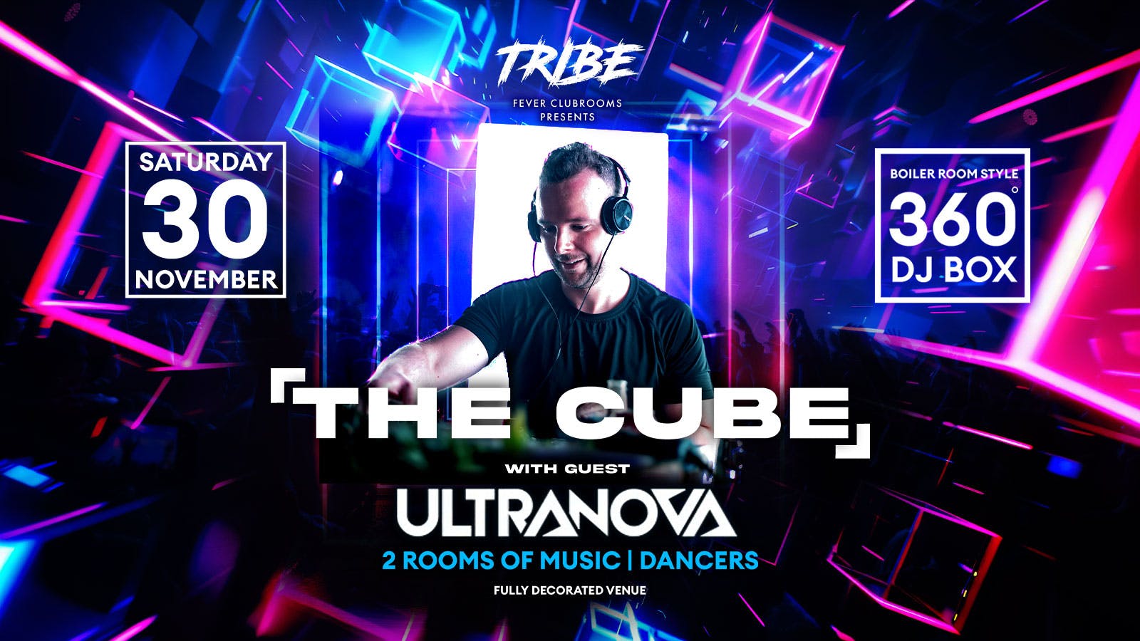 TRIBE - THE CUBE at Fever Clubrooms - Plymouth, Plymouth on 30th Nov ...
