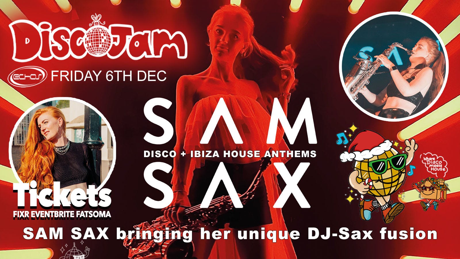 DiscoJam Boogie Wonderland & DJ Sam Sax 🪩🎷 Tickets also available on ...