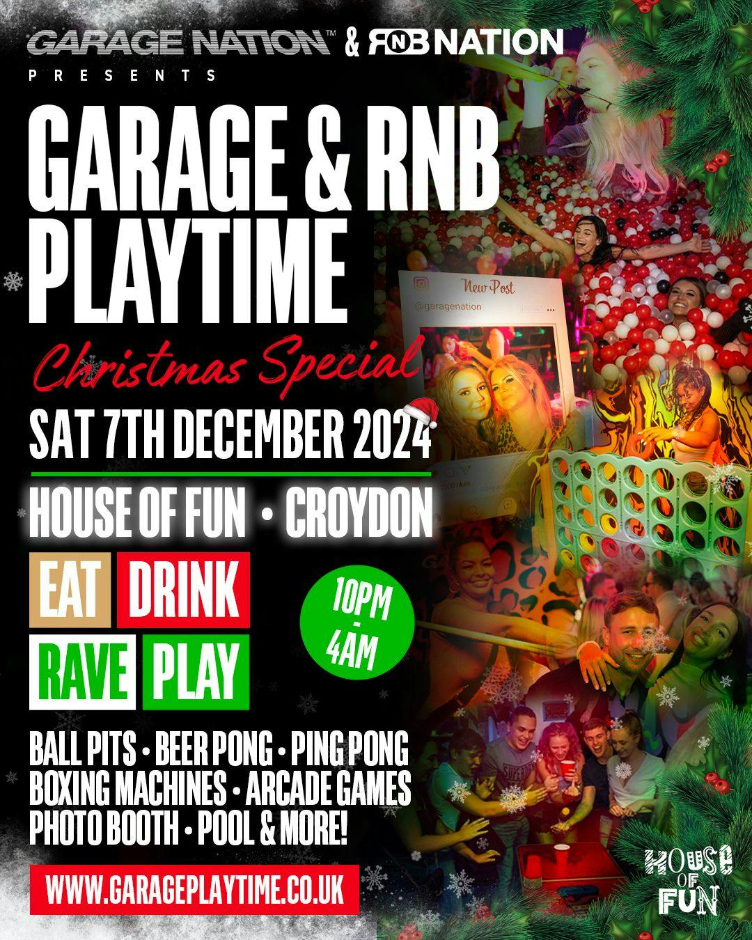 Garage Playtime – Ball Pits & UK Garage! at Funhouse Croydon, Croydon ...