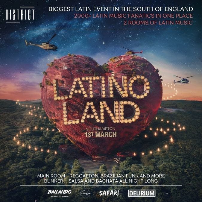 LATINOLAND AT DISTRICT - SOUTHAMPTON, 1ST OF MARCH at District ...