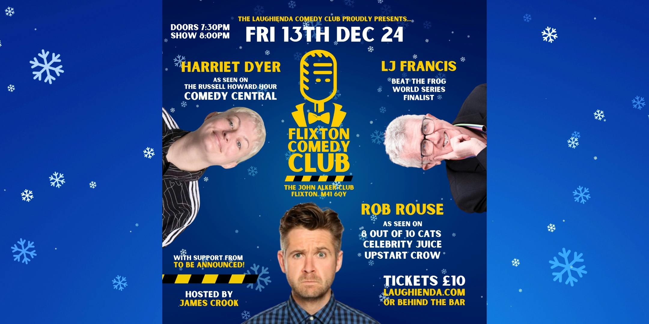 Flixton Comedy Club | 13th December 24 at The John Alker Club Flixton ...