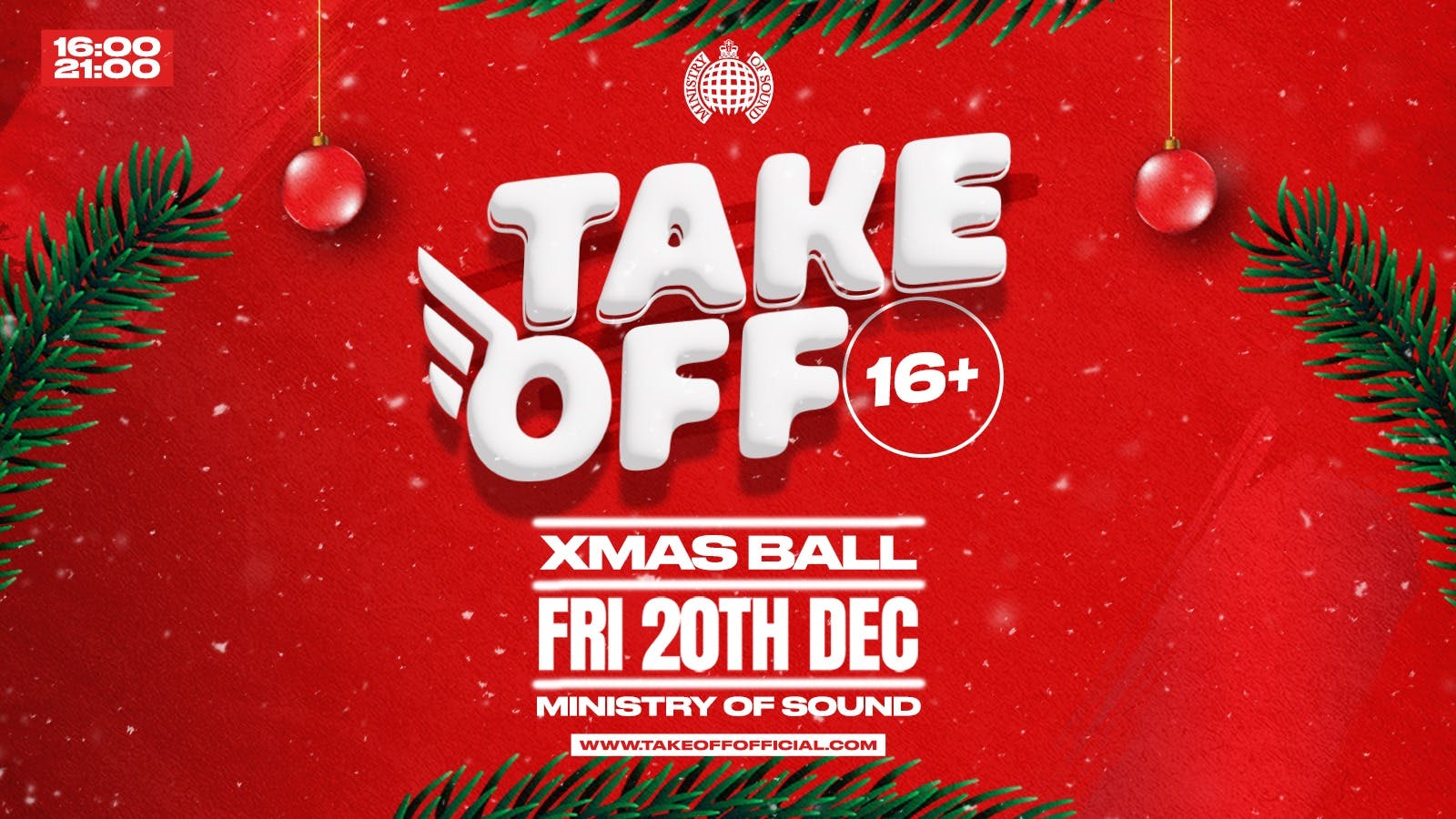 Take Off 16+ ️ 2024 XMAS RAVE ️ Ministry of Sound (SOLD OUT) at ...