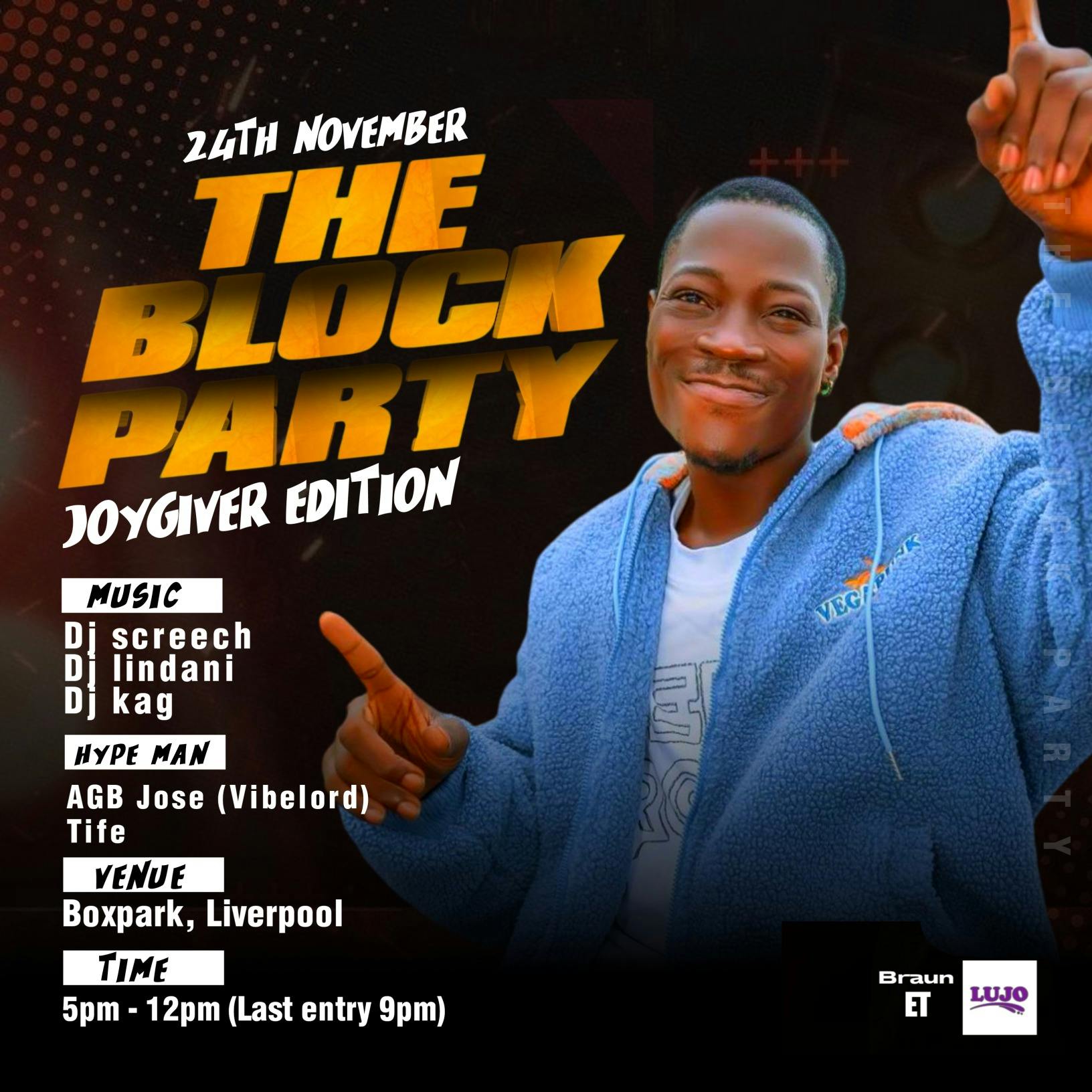 The Block Party: DJ Chicken Edition (Joygiver) at BOXPARK Liverpool ...