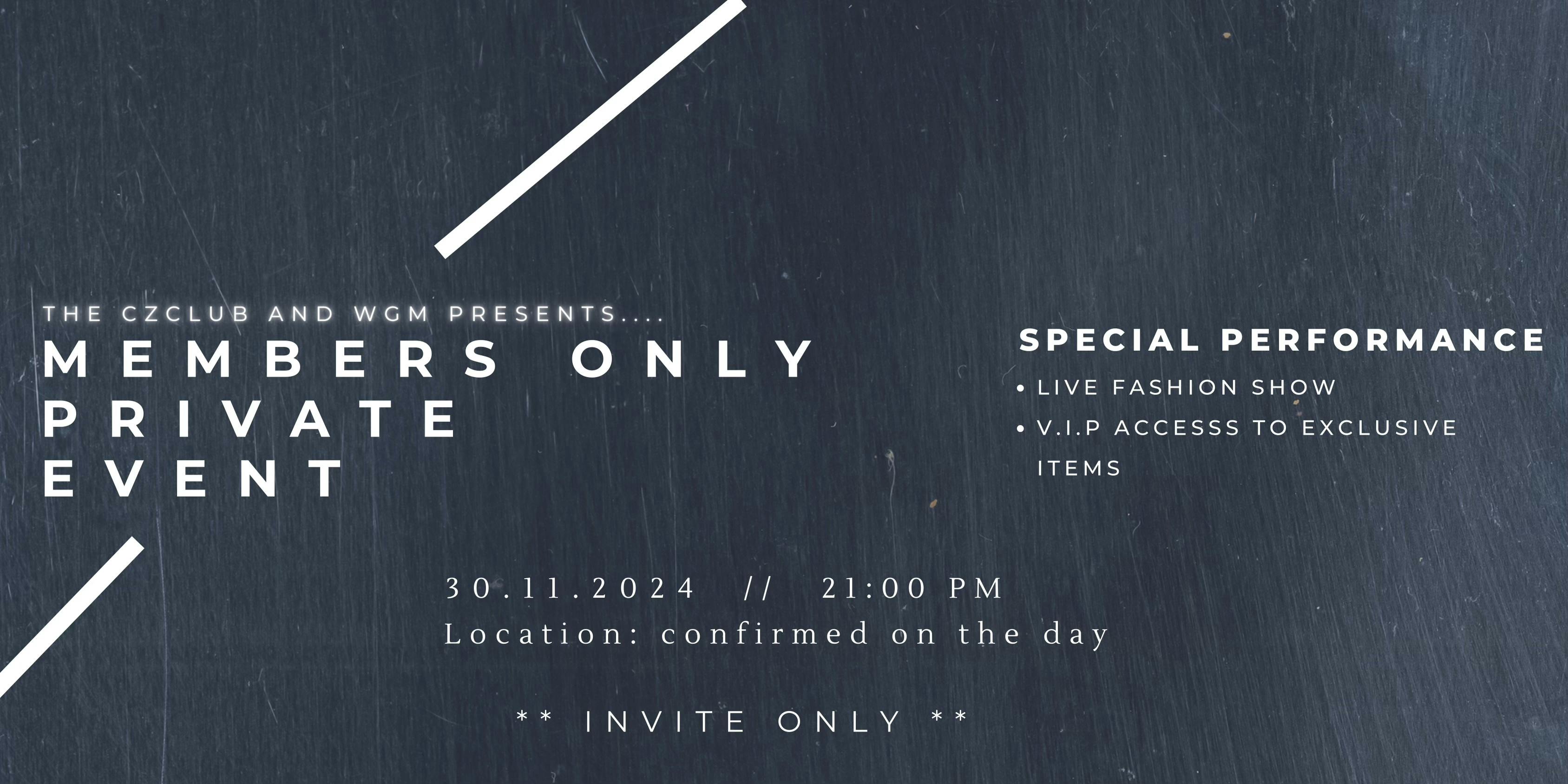 The CZ Club X WGM at Avan Lounge, Manchester on 30th Nov | Fatsoma