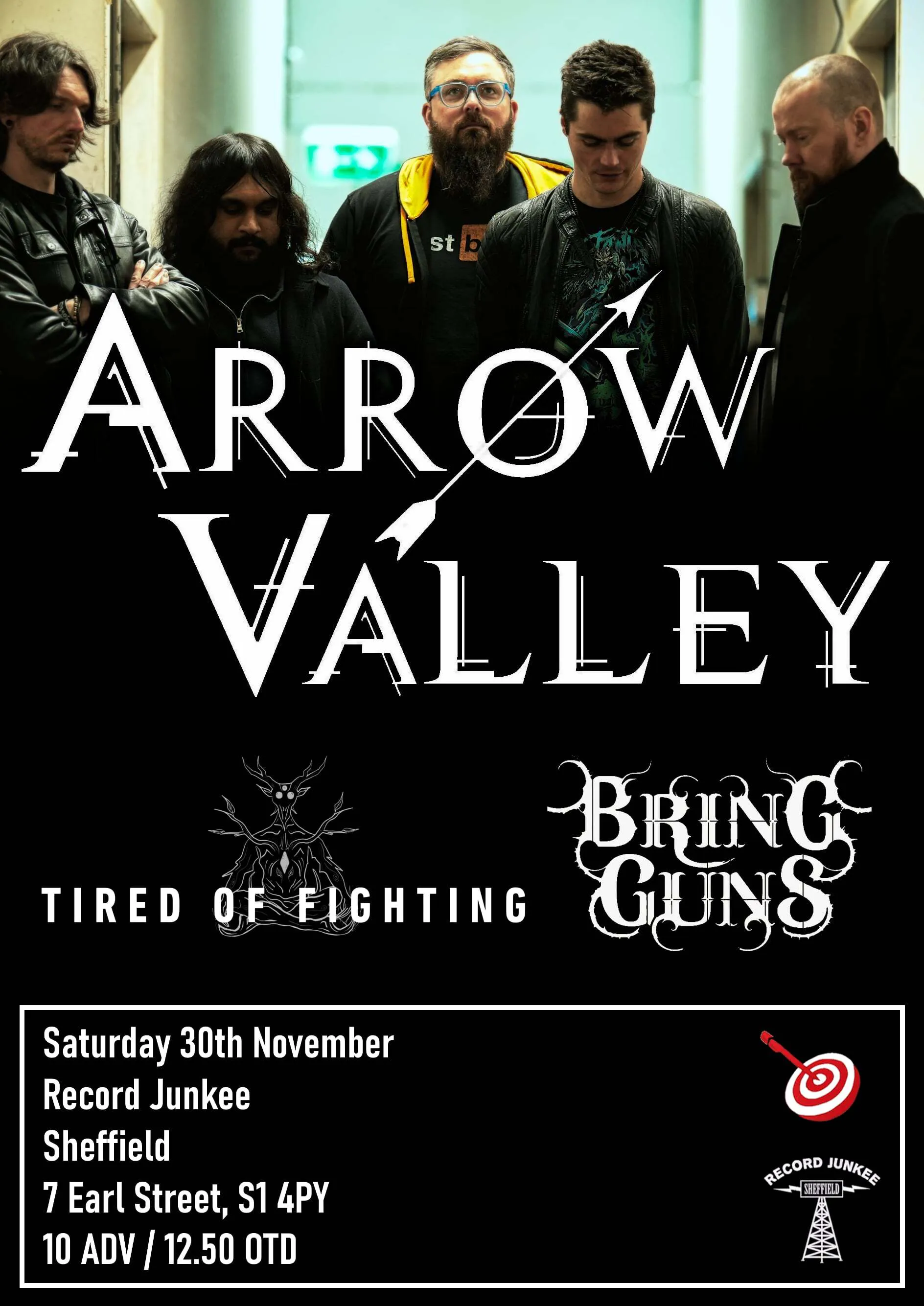 Arrow Valley / Tired Of Fighting / Bring Guns @ Record Junkee ...