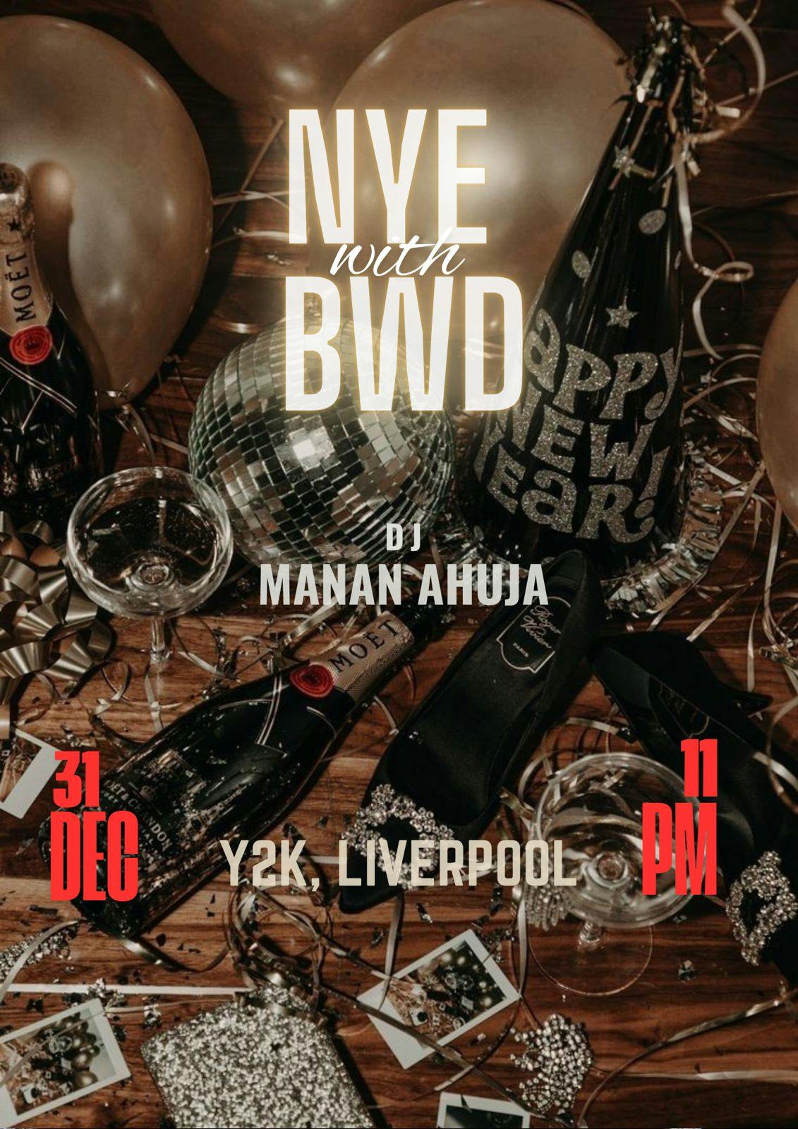 NYE with BWD - A Bollywood Recap at Y2K, Liverpool on 31st Dec 2024 ...