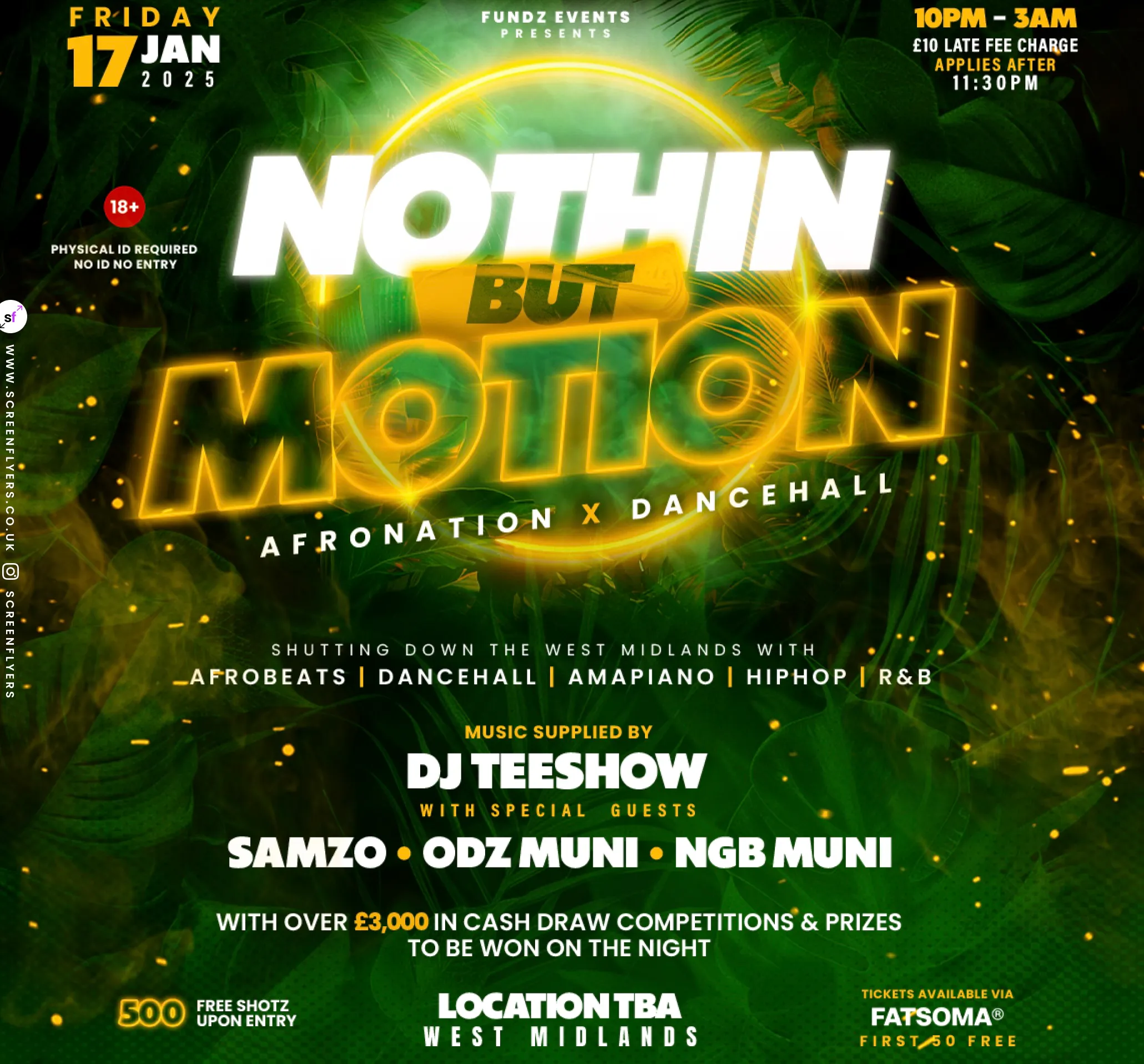 NOTHIN BUT MOTION at The Hangar, Wolverhampton on 17th Jan 2025 | Fatsoma
