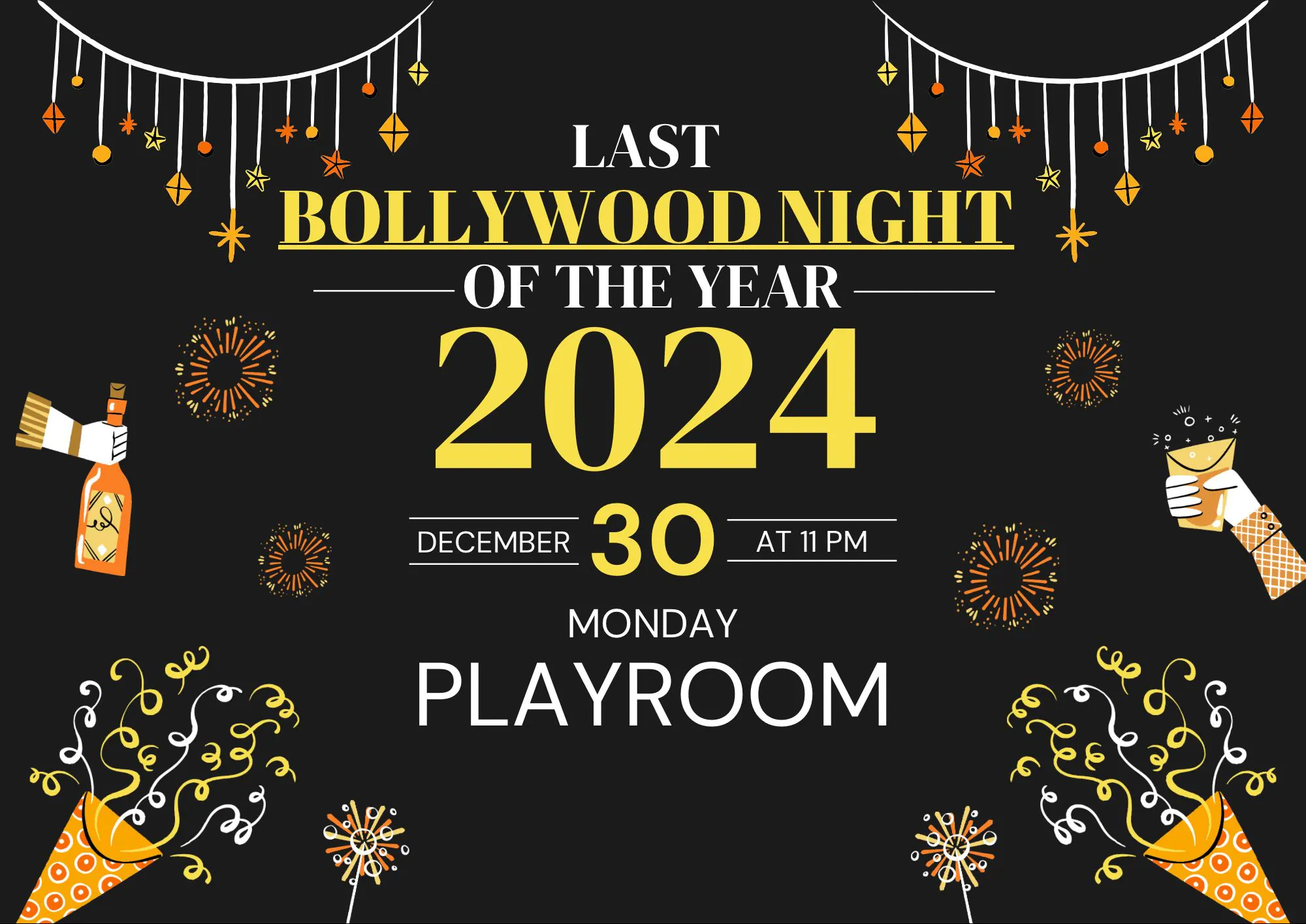 End of year Party at Playroom Leeds, Leeds on 30th Dec 2024 | Fatsoma