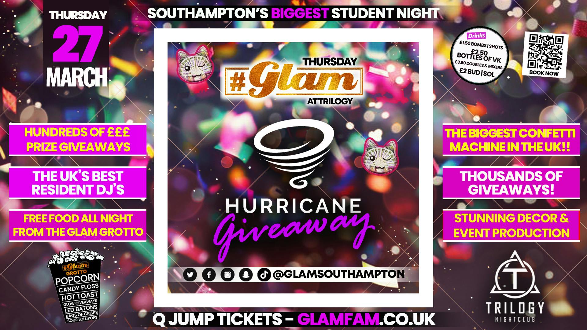 Glam Thursdays | 🎉﻿🌎THE BIGGEST CONFETTI MACHINE IN THE UK!! 🎊 ...