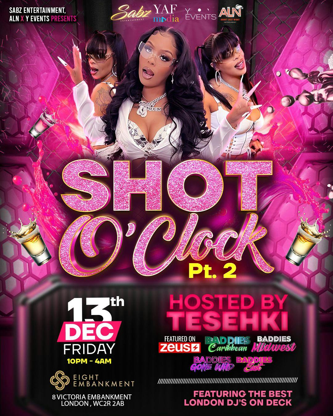 SHOT OCLOCK 2 - TESEHKI & FRIENDS LIVE at Eight Embankment, London on ...