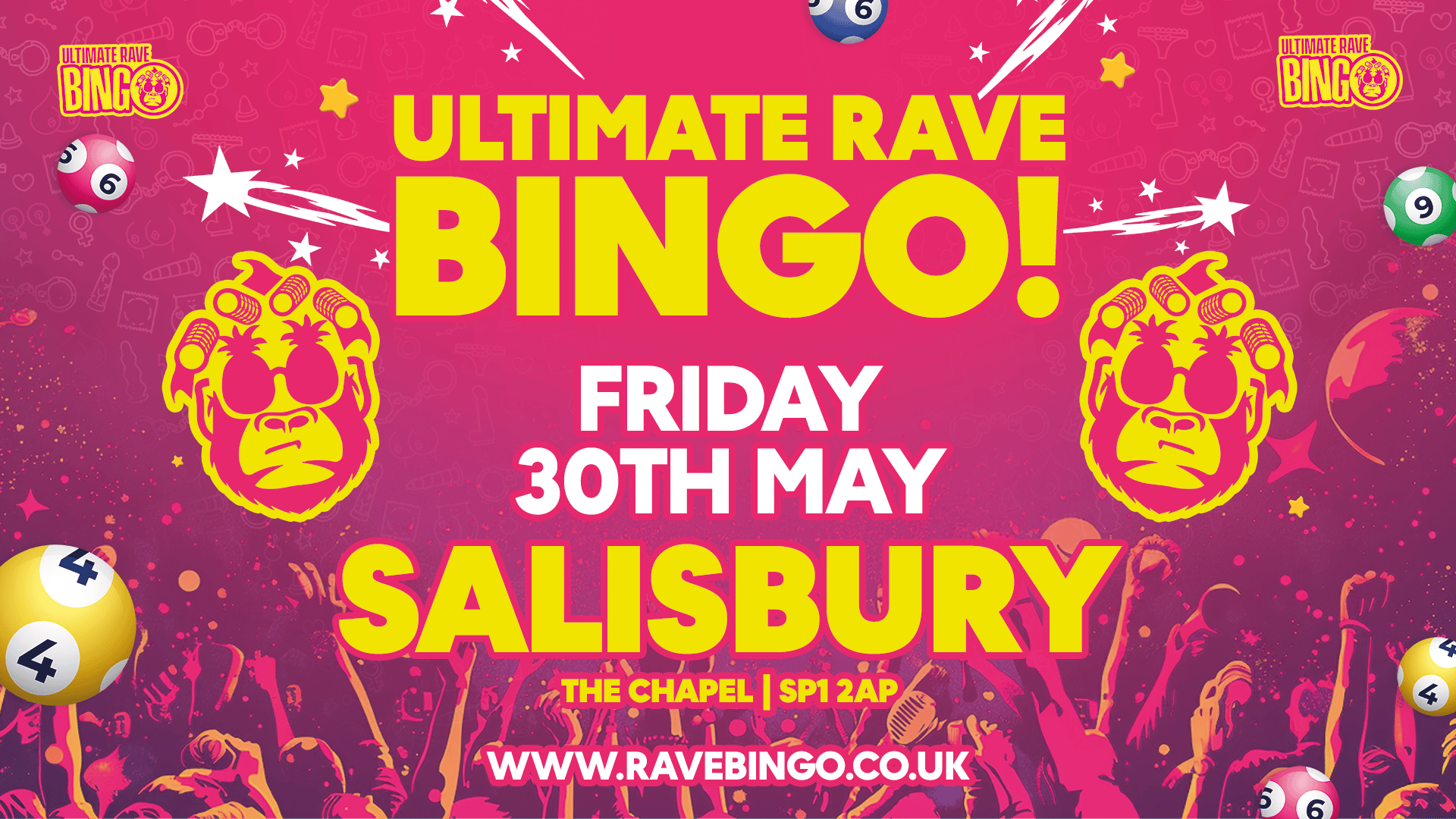 Ultimate Rave Bingo // Salisbury // Friday 30th May at The Chapel ...