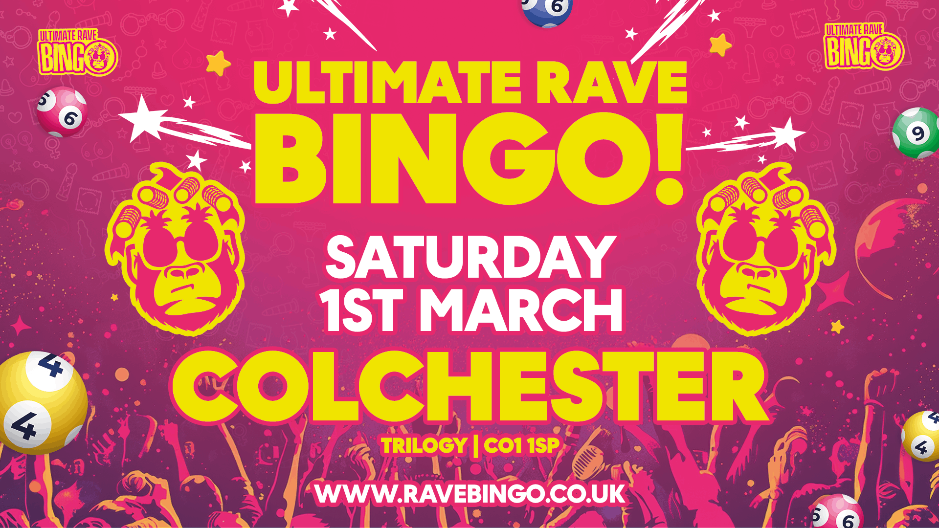 Ultimate Rave Bingo // Colchester // Saturday 1st March at Trilogy ...