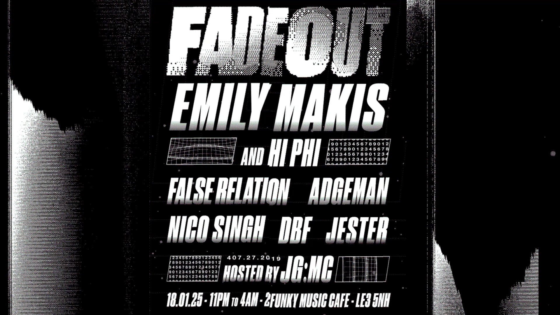 FADEOUT DNB w/ EMILY MAKIS at 2Funky Music Cafe, Leicester on 18th Jan ...