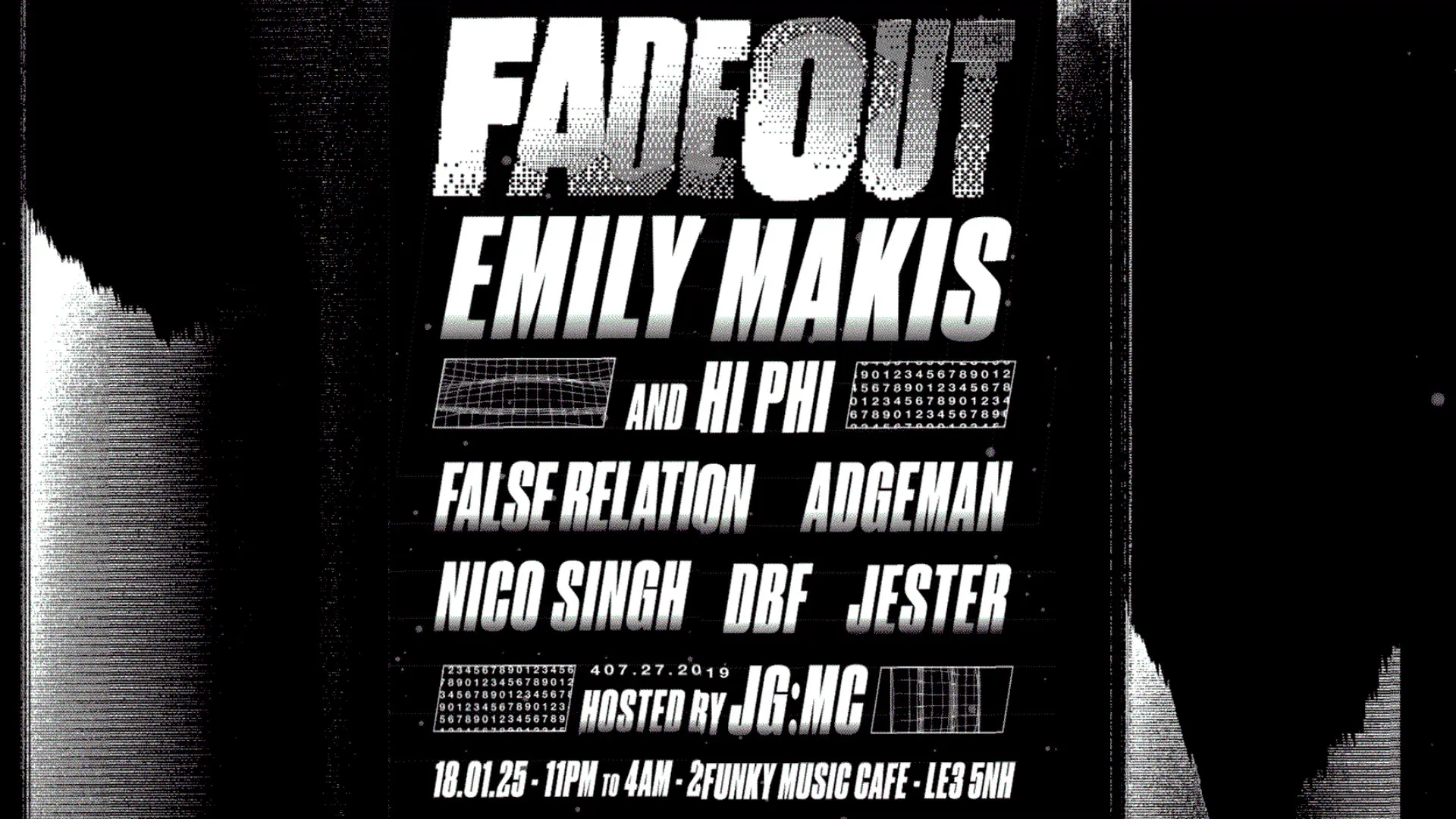 FADEOUT DNB w/ EMILY MAKIS at 2Funky Music Cafe, Leicester on 18th Jan ...
