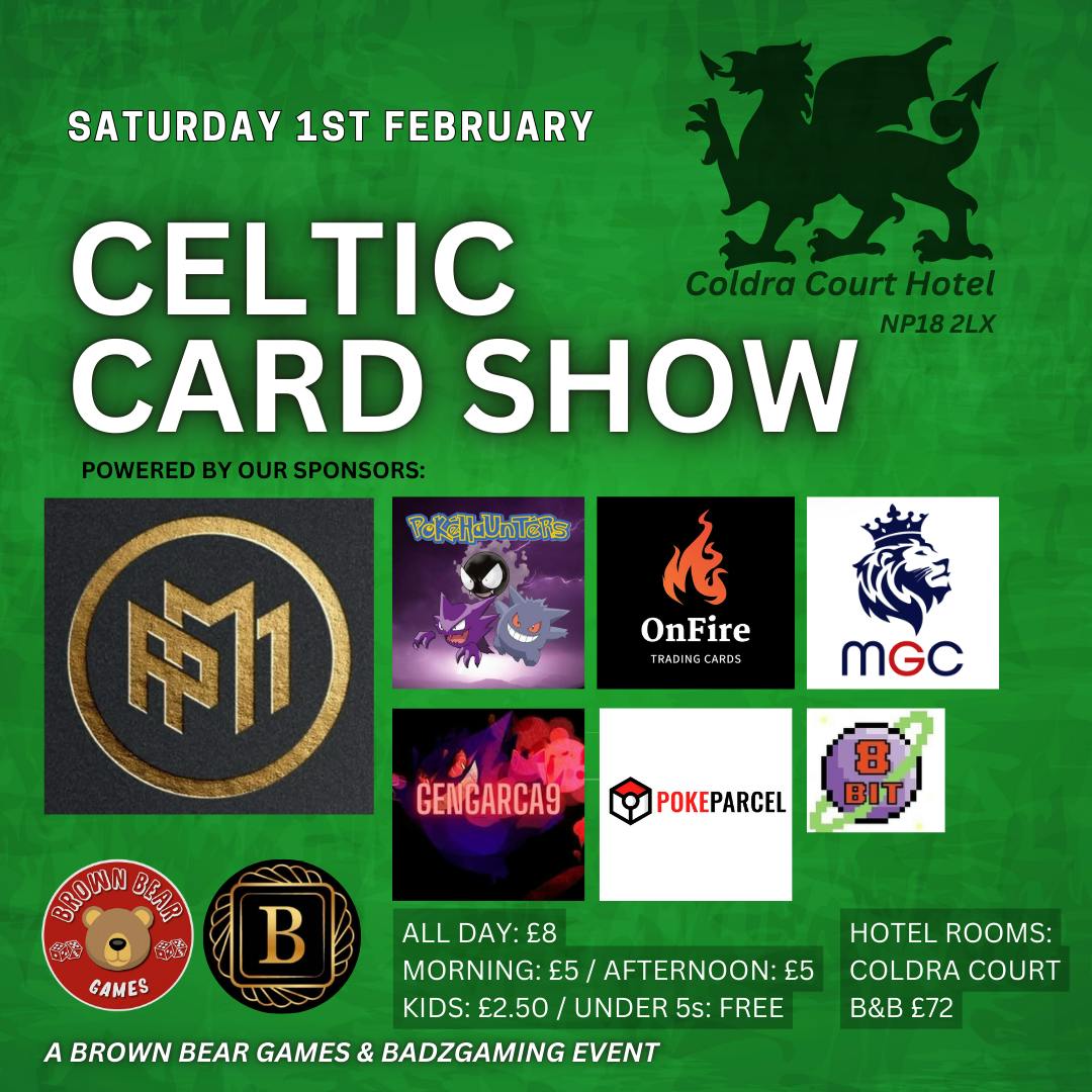 Celtic Card Show - 1st February at Coldra Court Hotel, Langstone on 1st ...