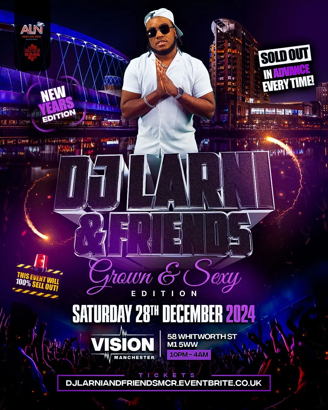 DJ LARNI & FRIENDS - Manchester's Biggest New Years Party at Vision ...