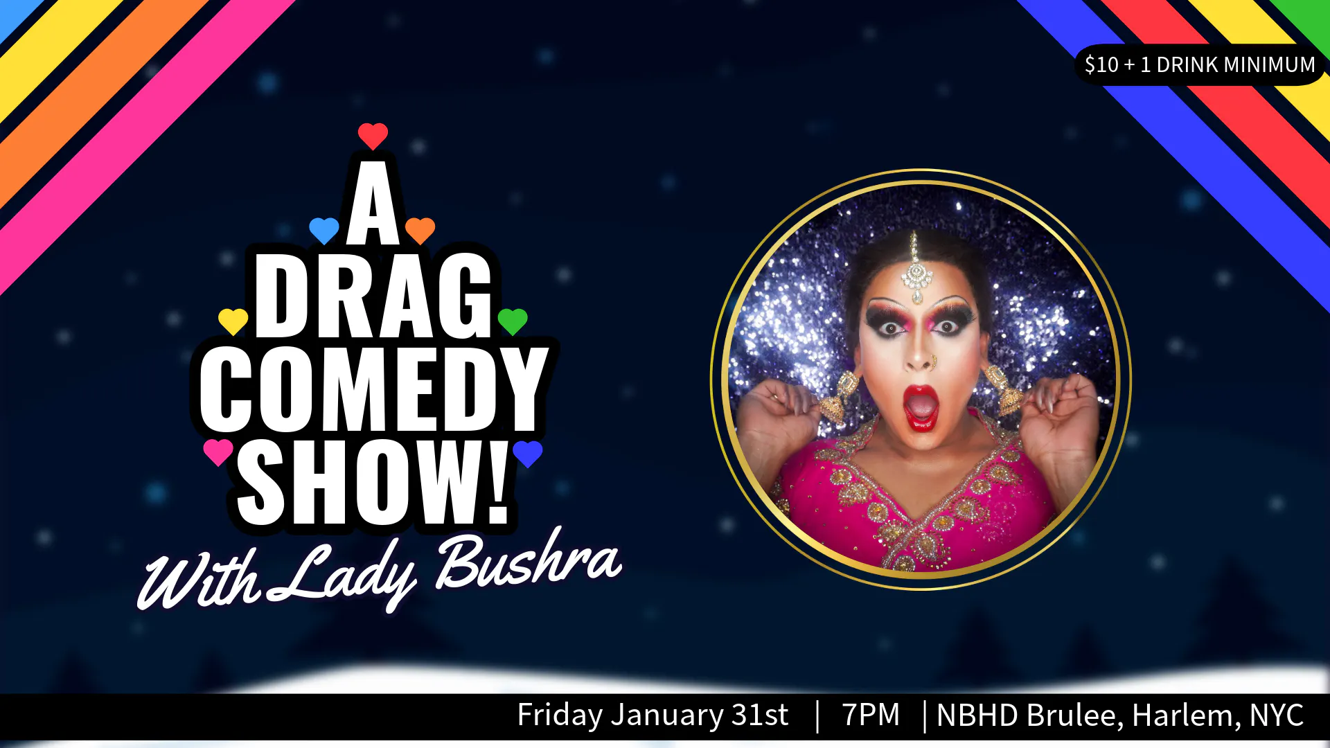 A Drag Comedy Show at NBHD Brulee, New York on 1st Feb 2025 | Fatsoma