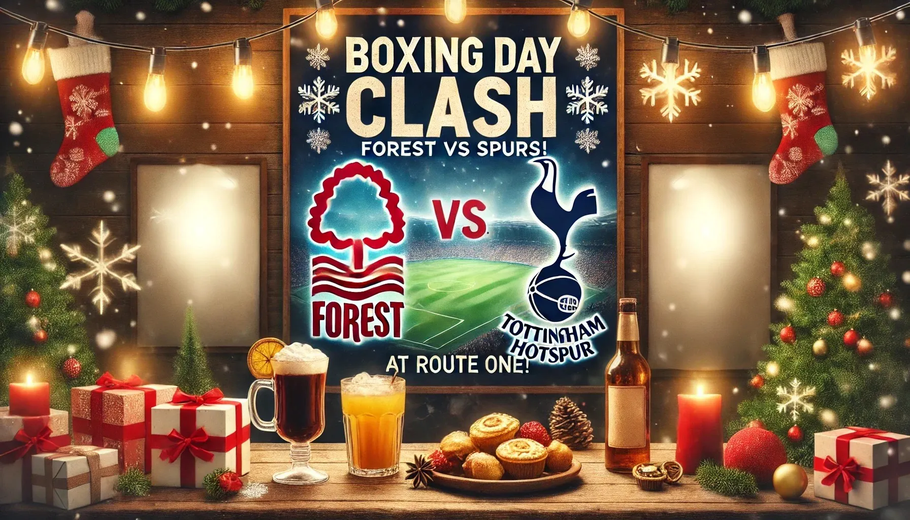 🎄 Boxing Day Clash: Forest vs Spurs at Route One Sports Bar! 🎄 at Route ...