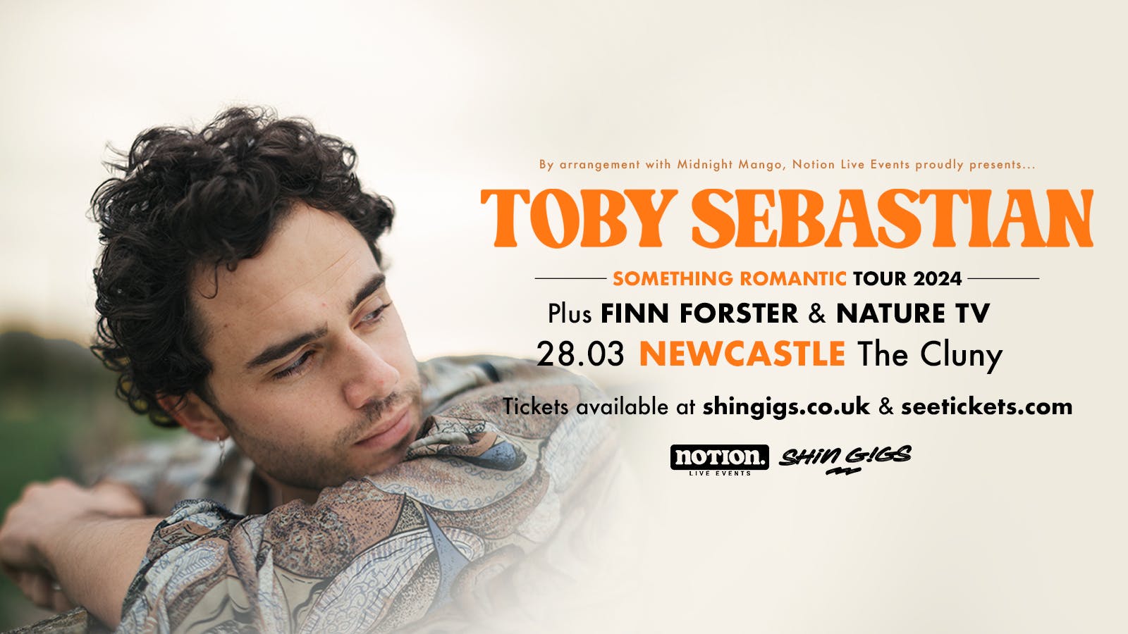 Toby Sebastian + Finn Forster & Nature TV at The Cluny, Newcastle upon ...