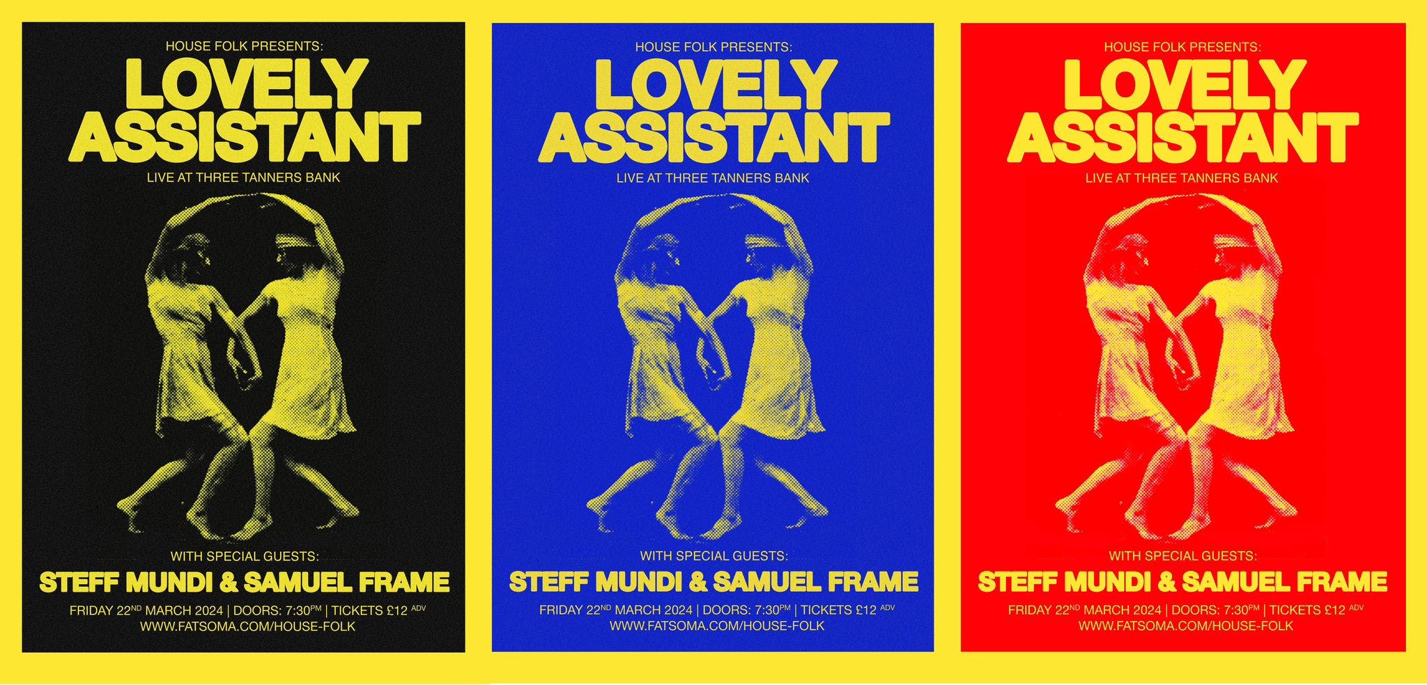 Lovely Assistant with Steff Mundi & Samuel Frame at Three Tanners Bank ...