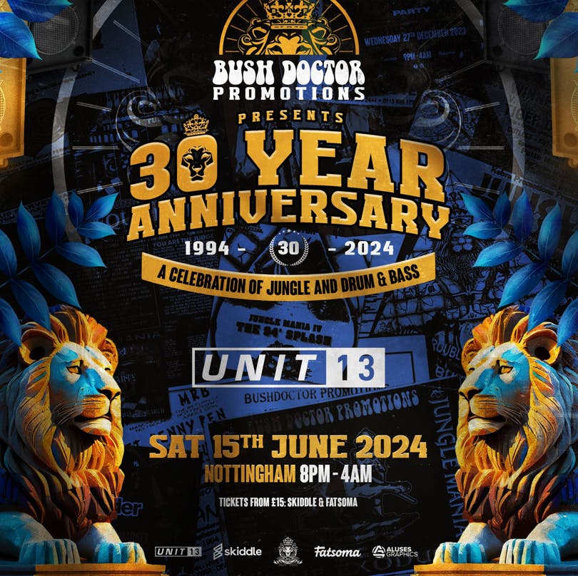 Bush Doctor (30 Year Anniversary) at Unit 13, Nottingham on 15th Jun ...